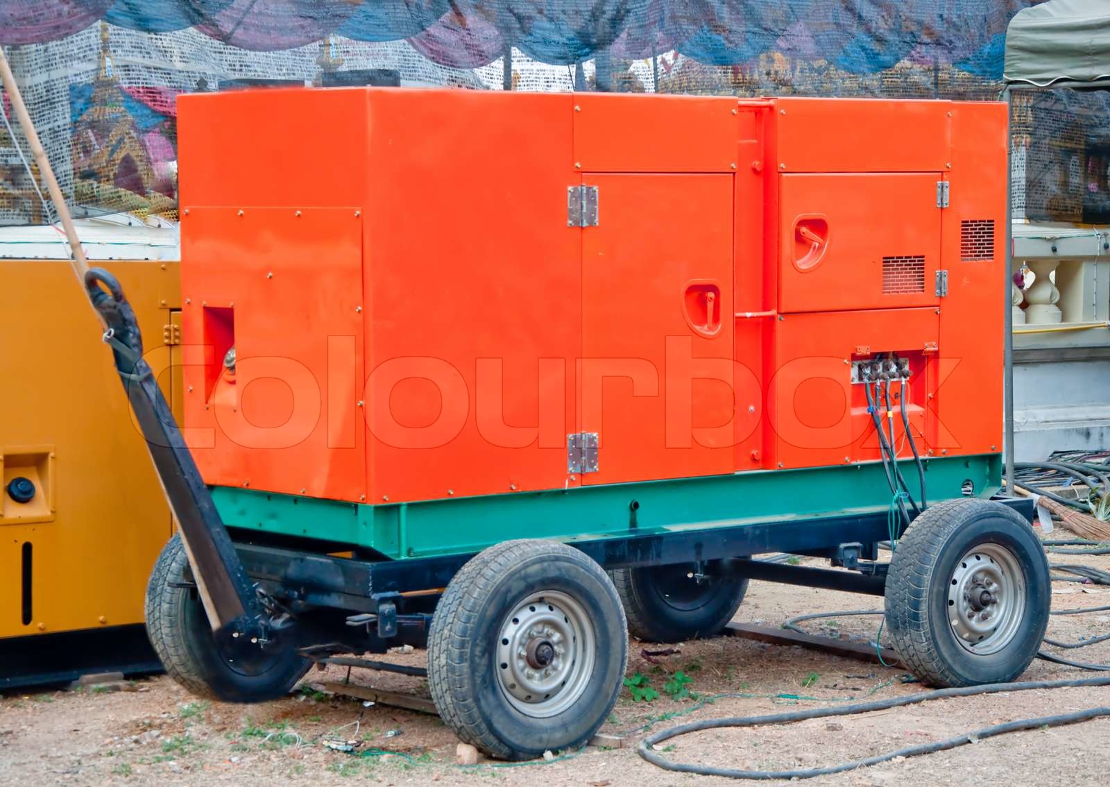 The Standby generator electric power plant | Stock image | Colourbox