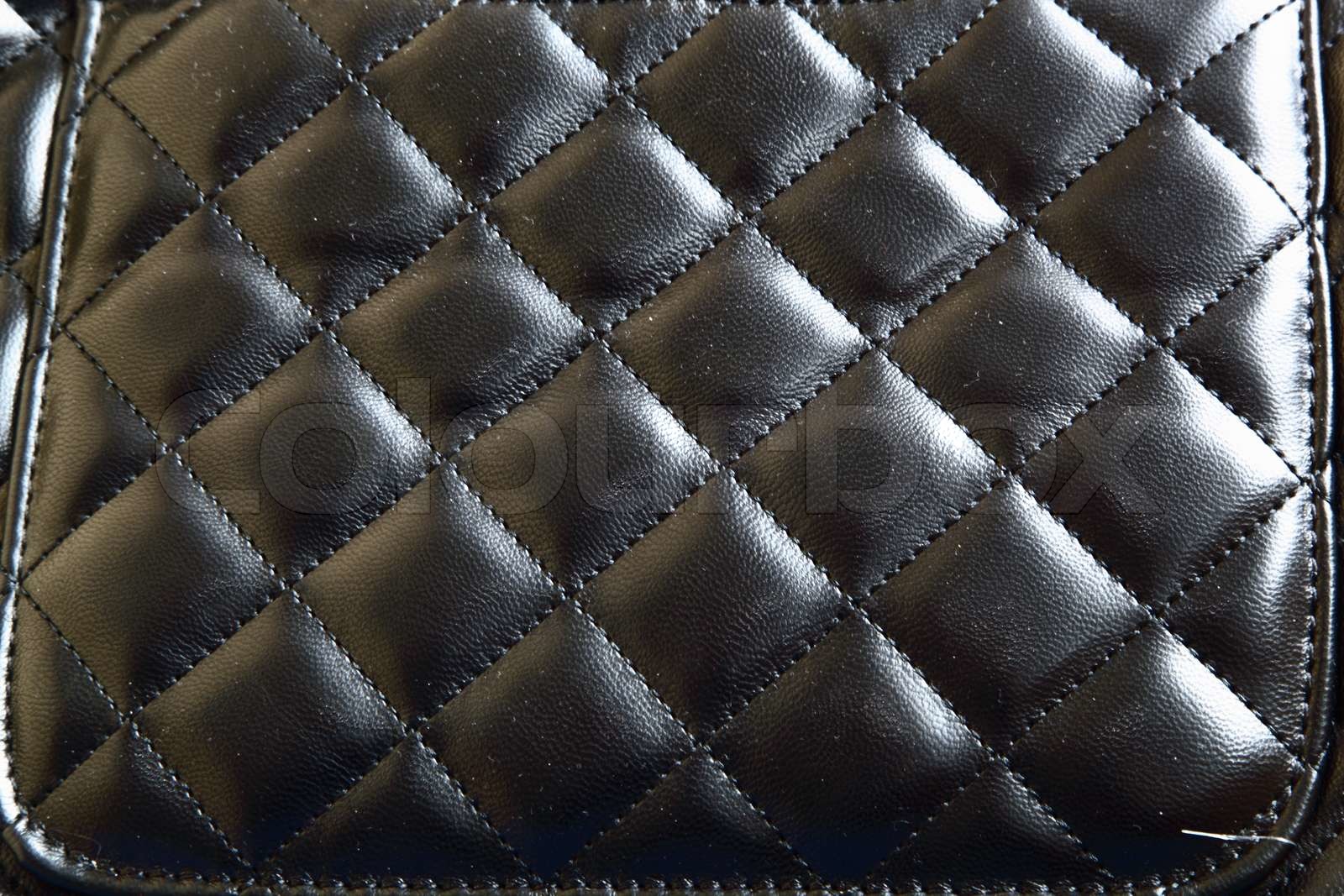 black leather | Stock image | Colourbox