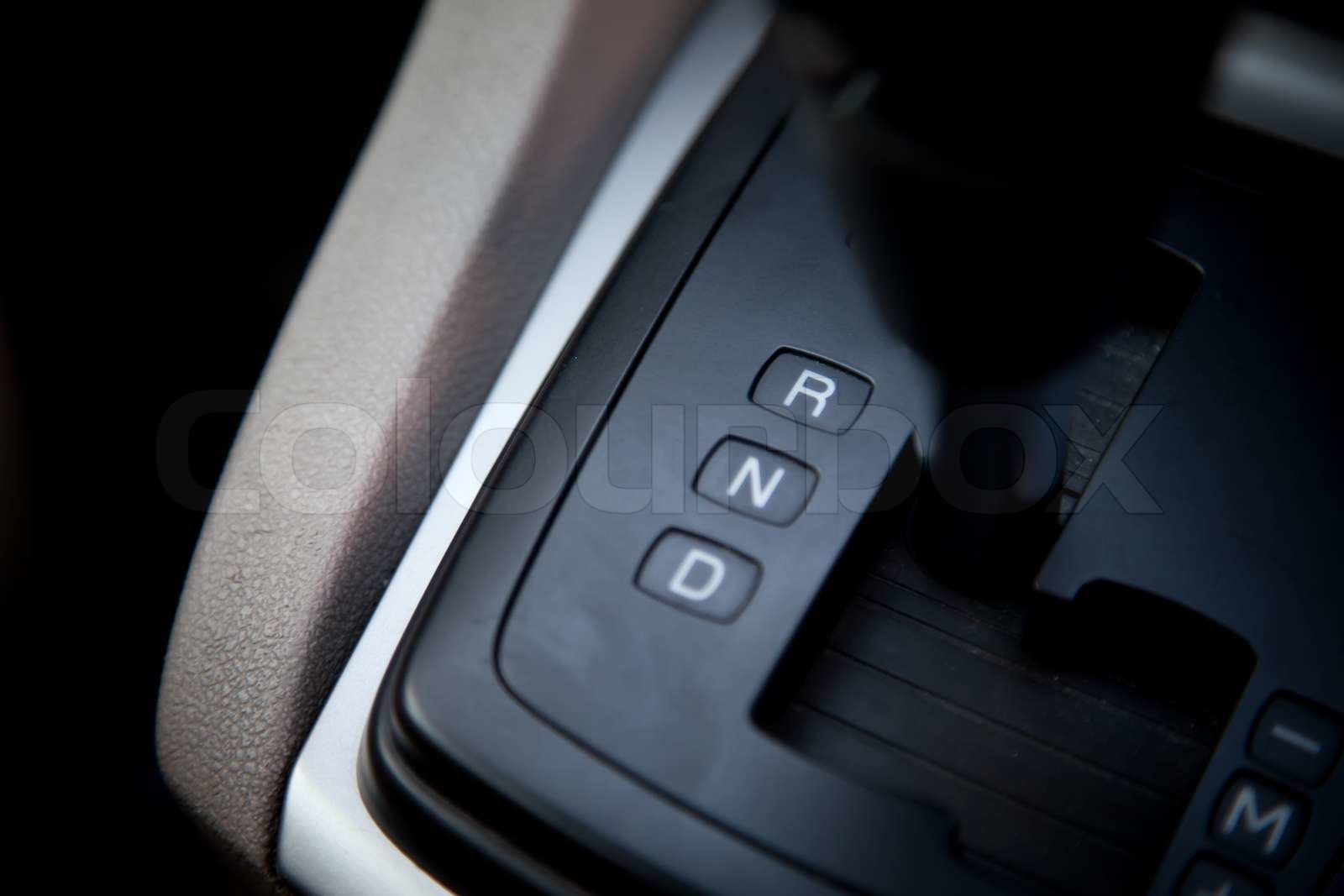 Gear auto position R reverse | Stock foto | Colourbox