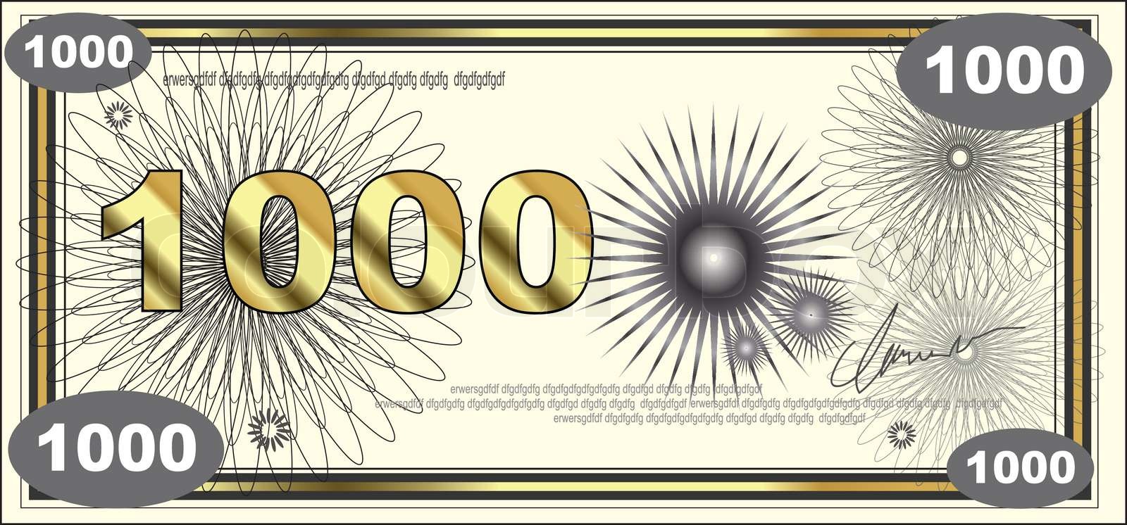 BANKNOTE | Stock vector | Colourbox