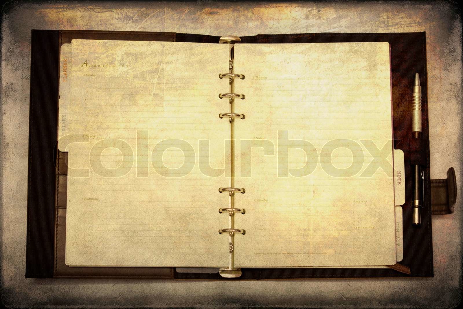 The old notebook | Stock image | Colourbox