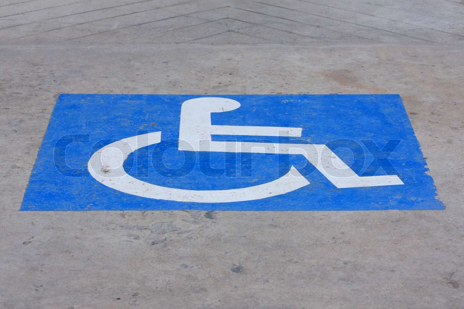 Behinderte Zeichen | Stock Bild | Colourbox