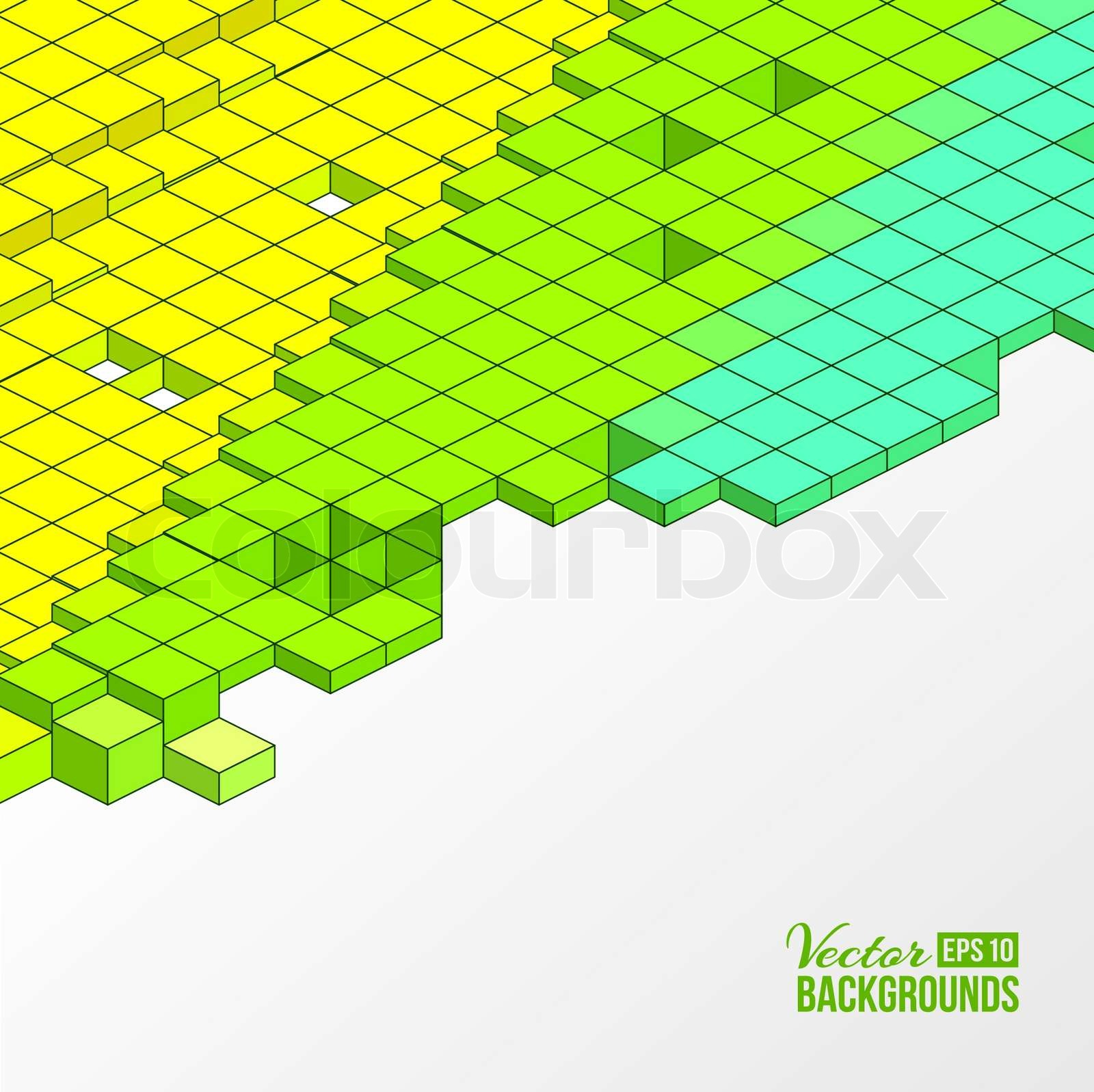 Background of cubes | Stock vector | Colourbox