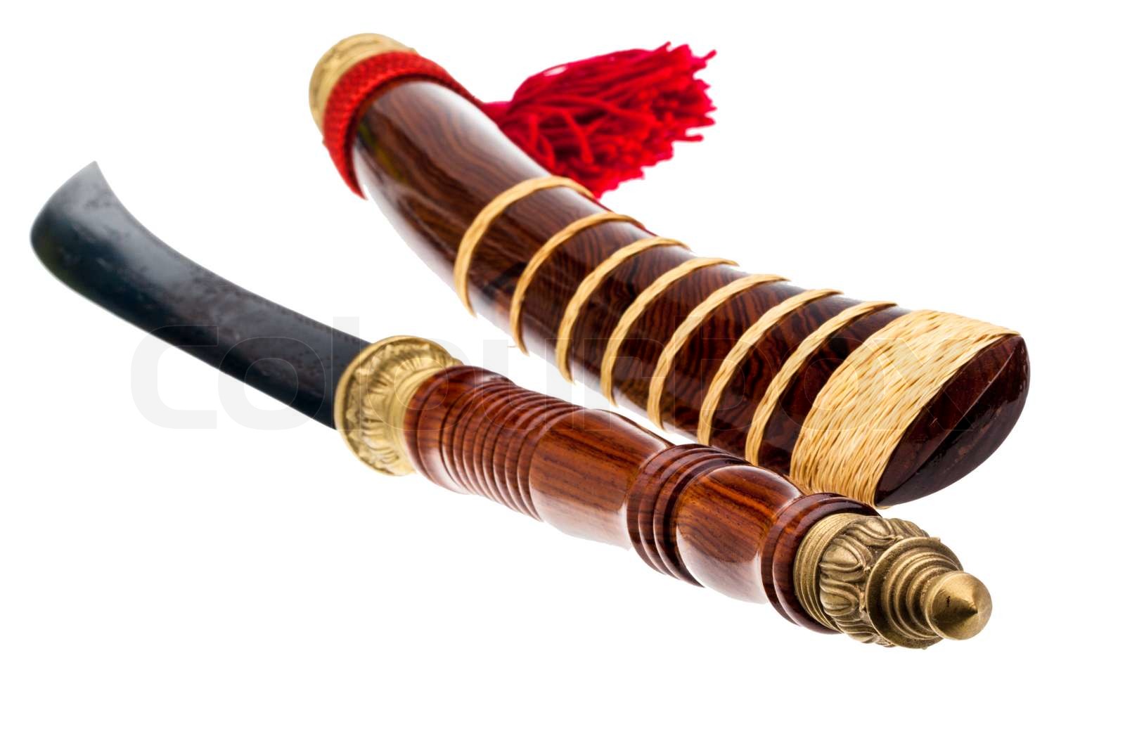 Ancient Thai sword | Stock image | Colourbox