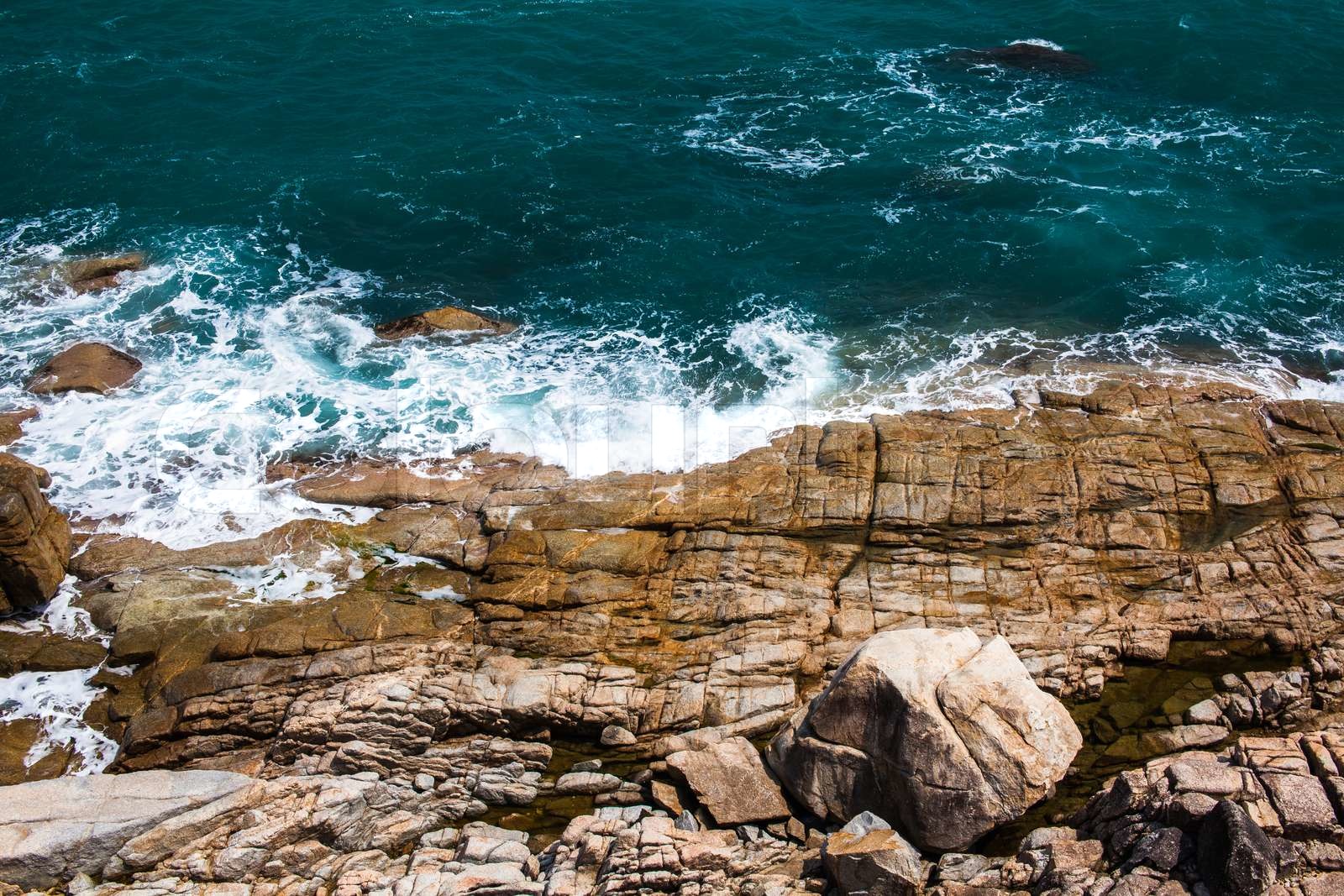 Stone coast | Stock image | Colourbox