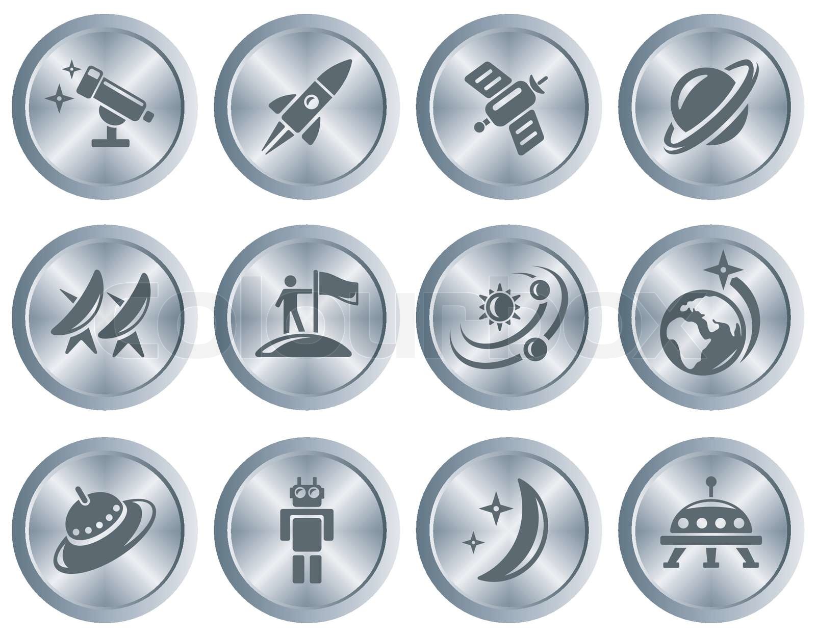 Space buttons | Stock vector | Colourbox