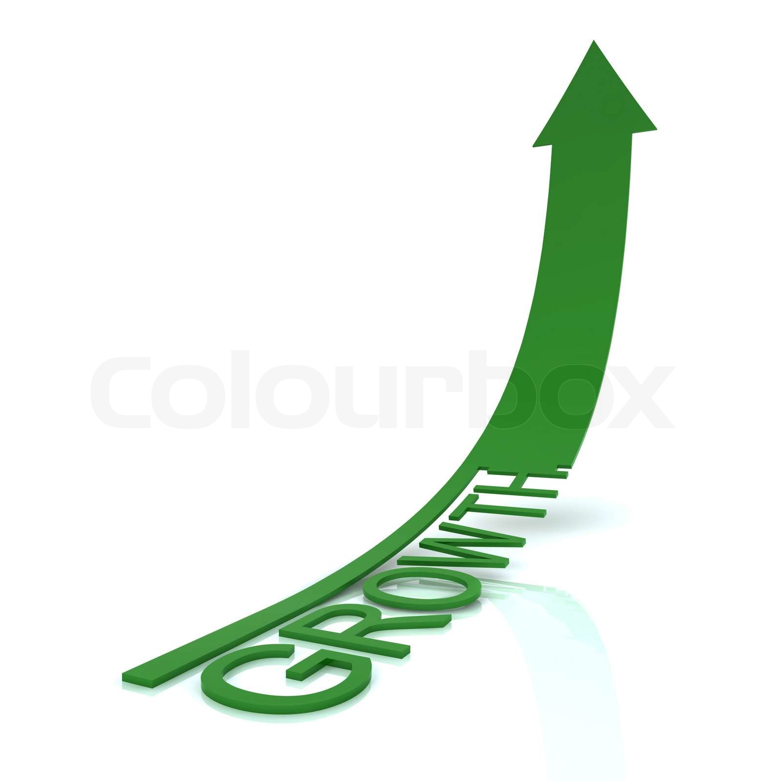 growth arrow | Stock image | Colourbox