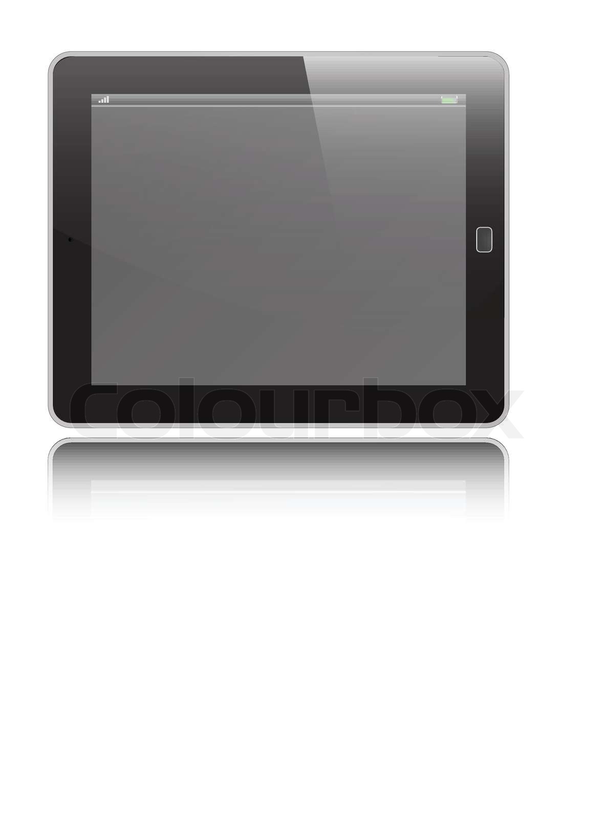 Tablet horizontal vector | Stock vector | Colourbox