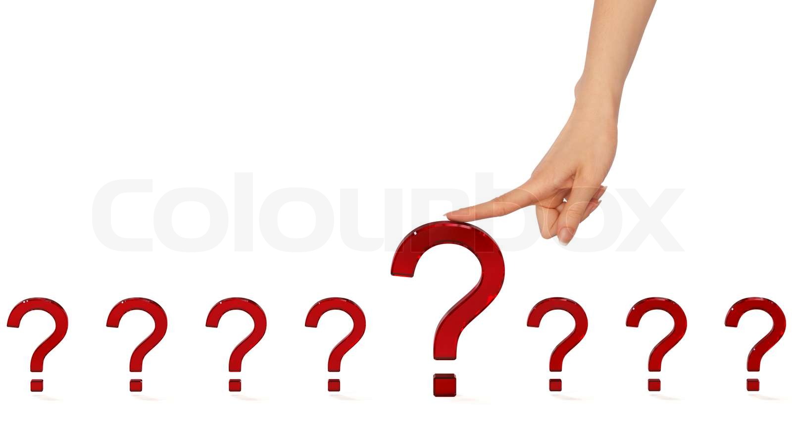 Fragen | Stock Bild | Colourbox