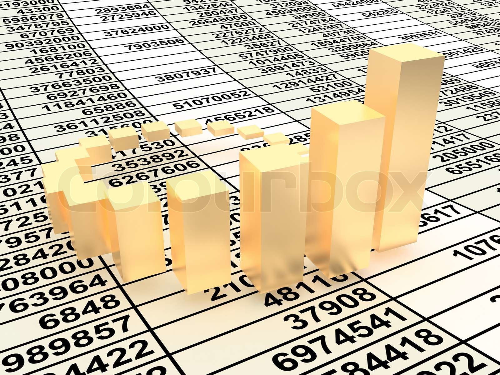 business statistics | Stock Bild | Colourbox