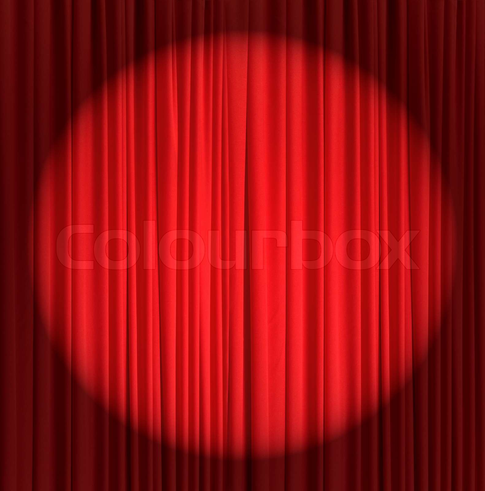 rød silke gardin baggrund | Stock foto | Colourbox