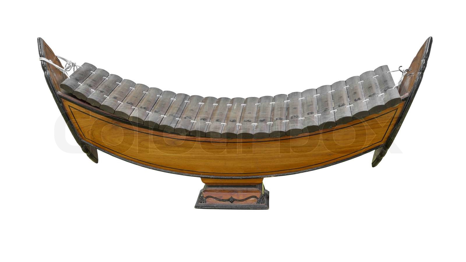 Thai wooden xylophone classical music instrument | Stock image | Colourbox