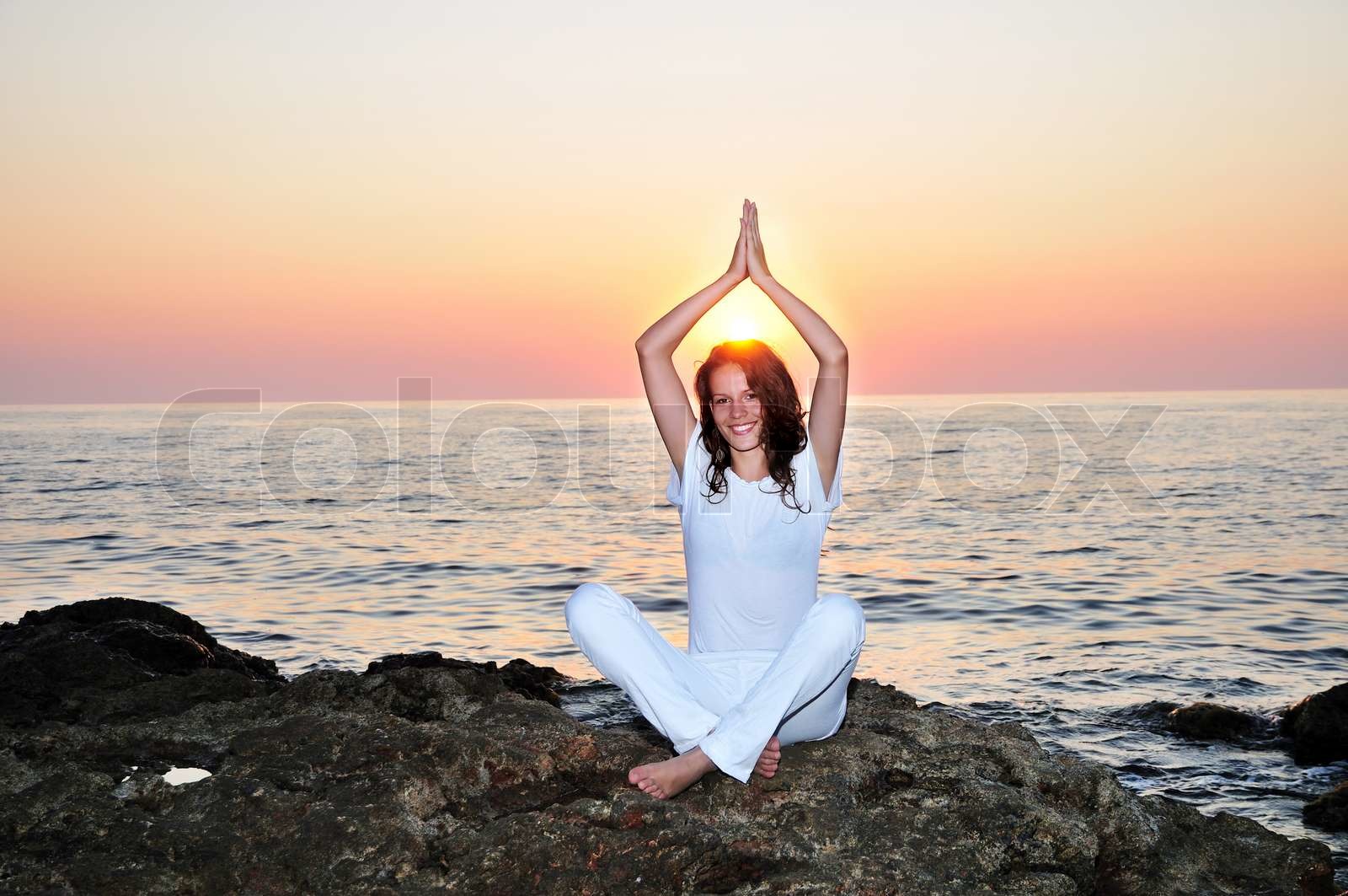 sun on head | Stock image | Colourbox