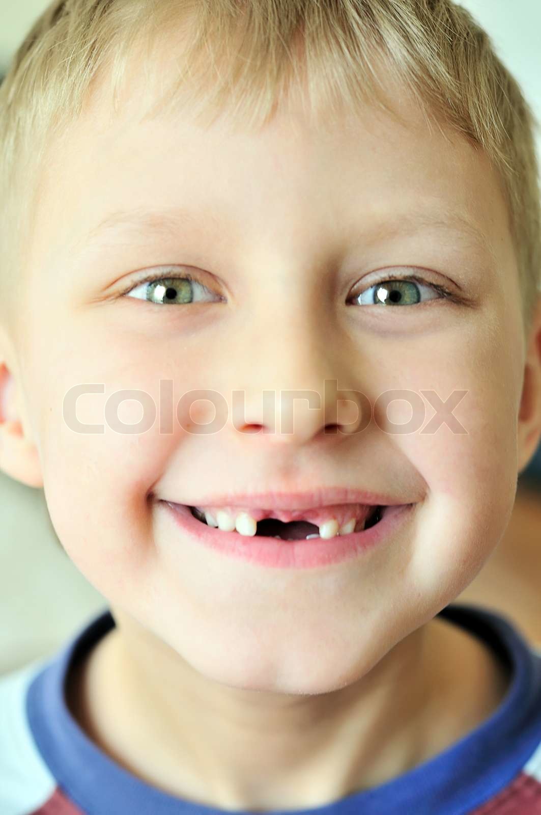 smile without tooth | Stock image | Colourbox
