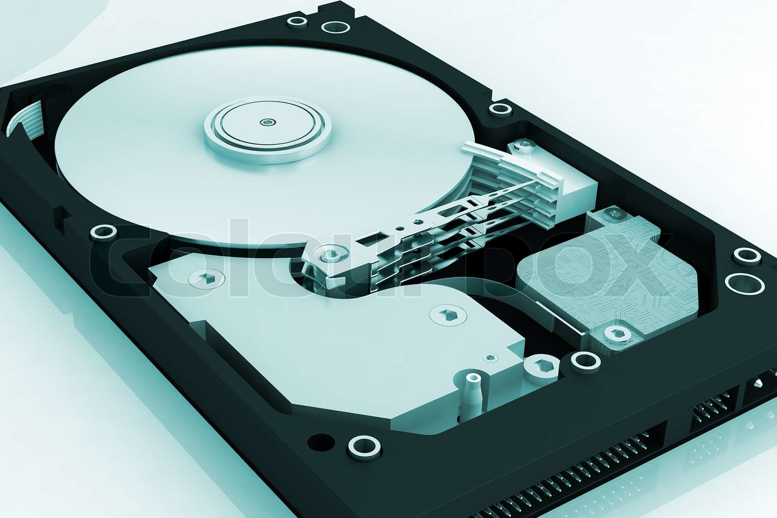Hard disk drive | Stock image | Colourbox