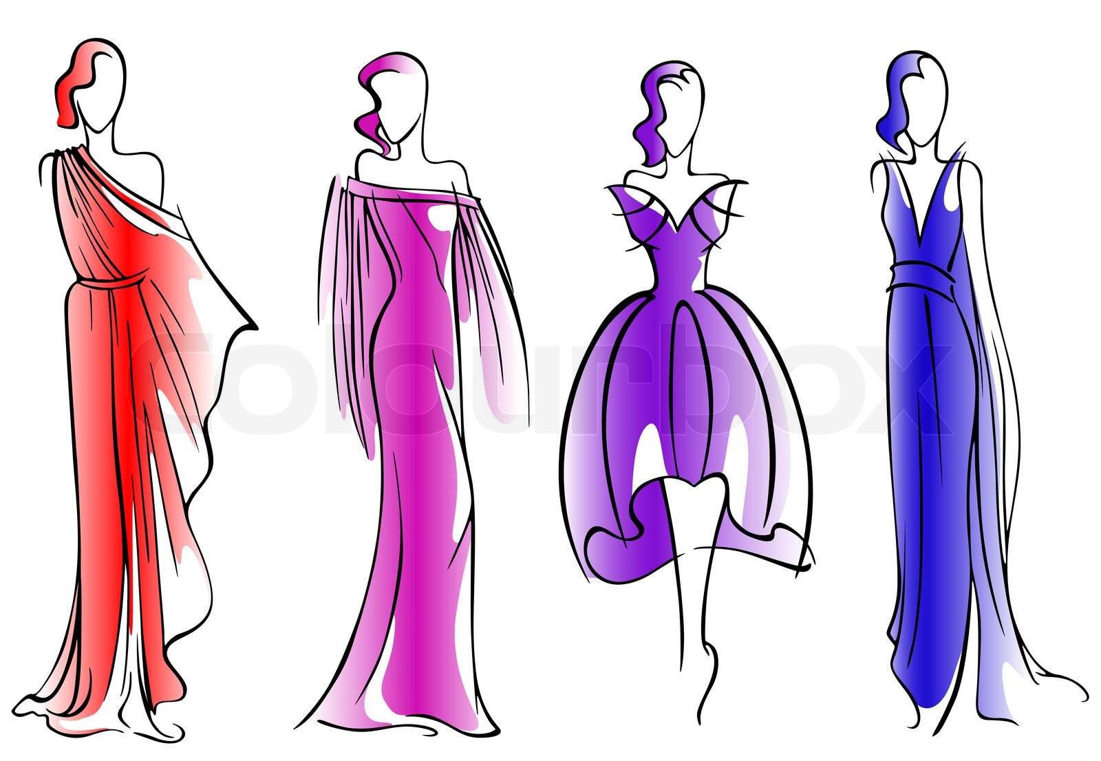 Fashion models | Stock image | Colourbox