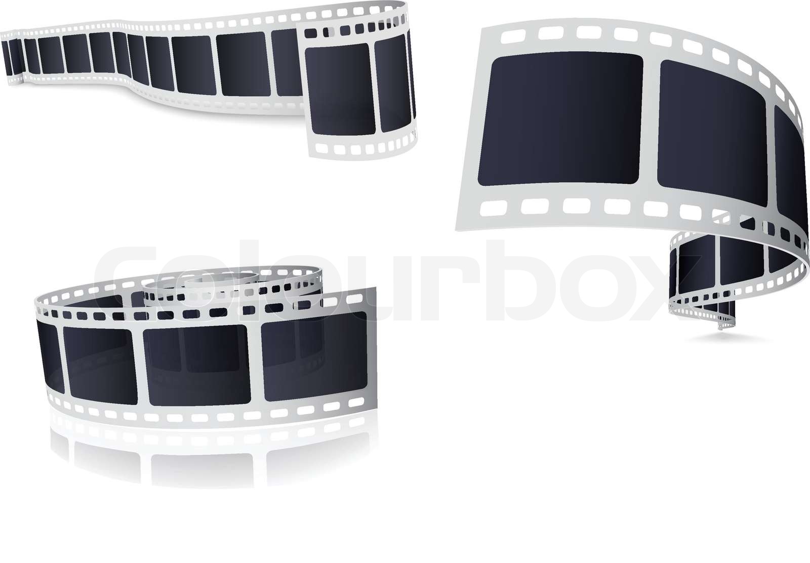 Camera Film Roll Set | Stock vector | Colourbox