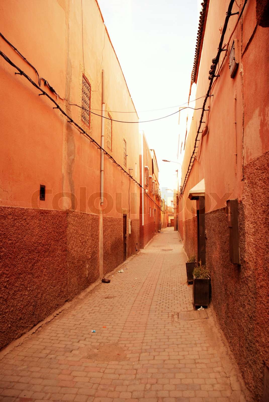 Moroccan Street Scene | Stock image | Colourbox