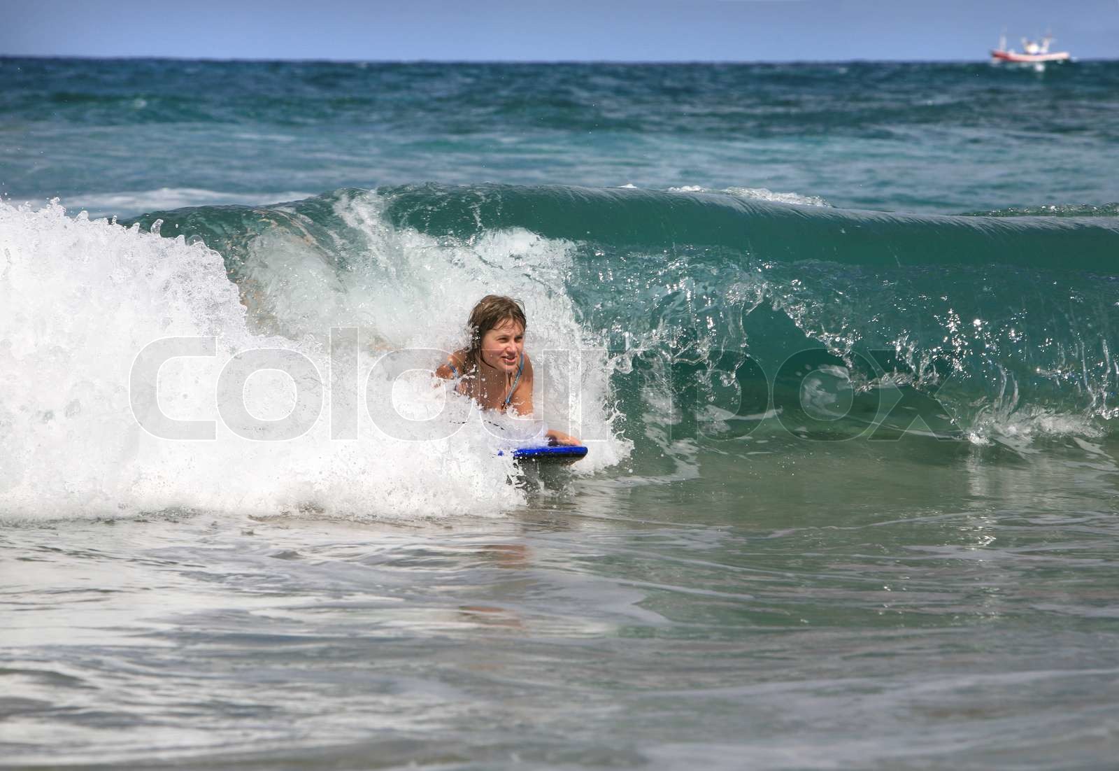 Body-boarding fun | Stock image | Colourbox