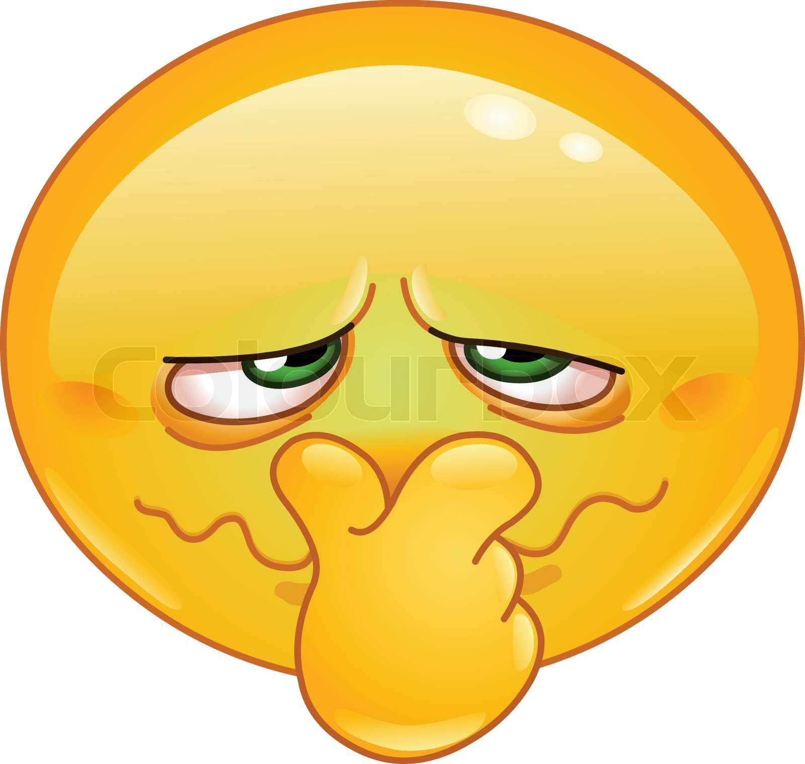Gross Face Emoticon