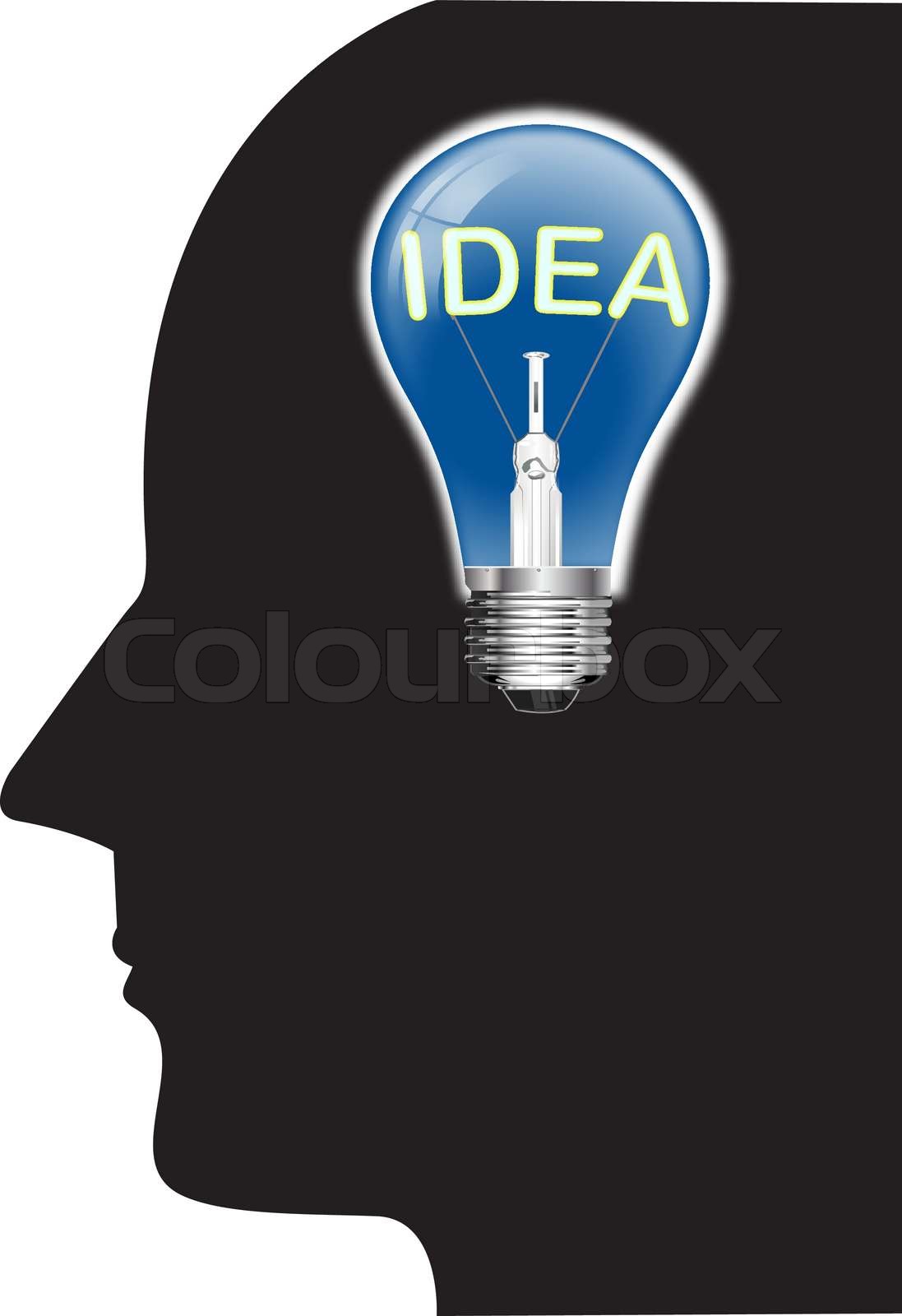 BRIGHT IDEA | Stock vector | Colourbox