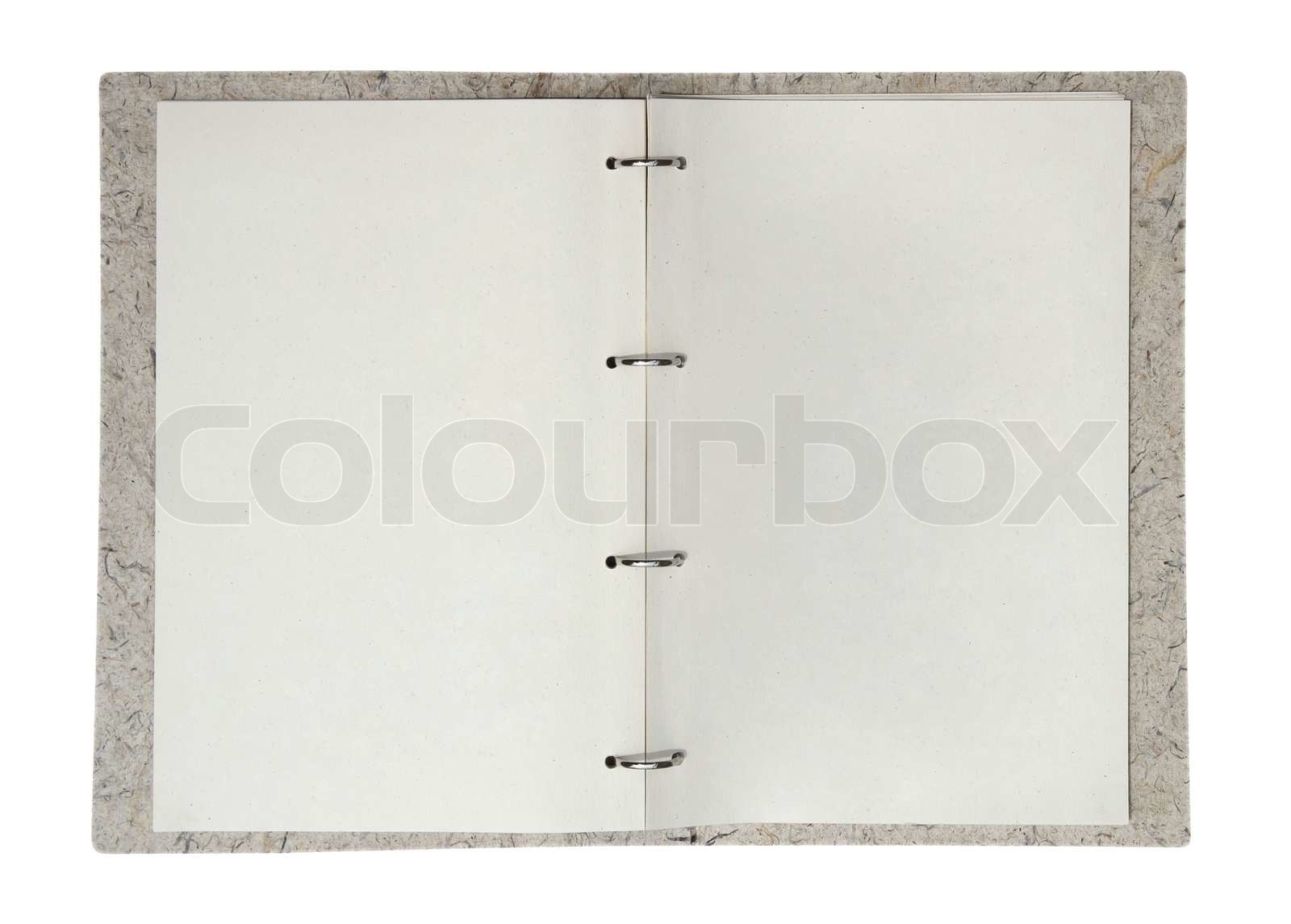 Folder with blank paper | Stock image | Colourbox