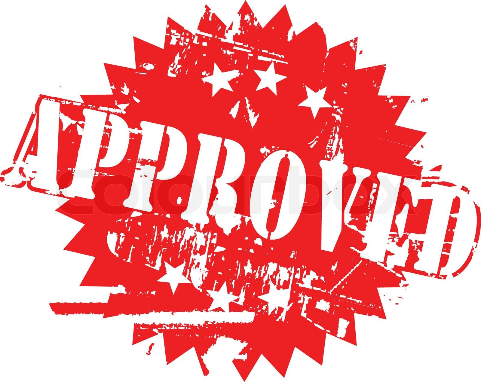 Genehmigt Stempel | Stock-Vektor | Colourbox