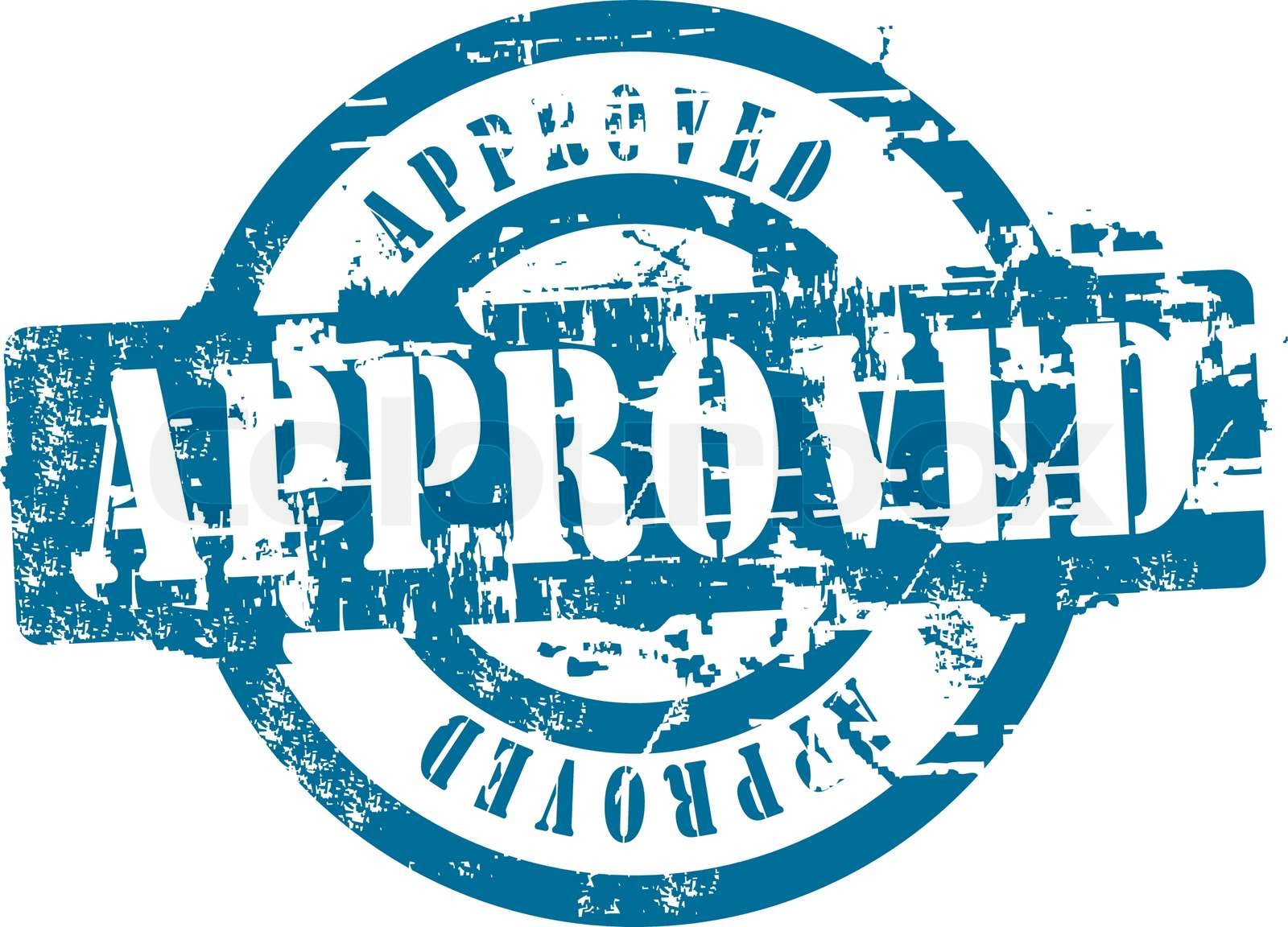 Genehmigt Stempel | Stock-Vektor | Colourbox