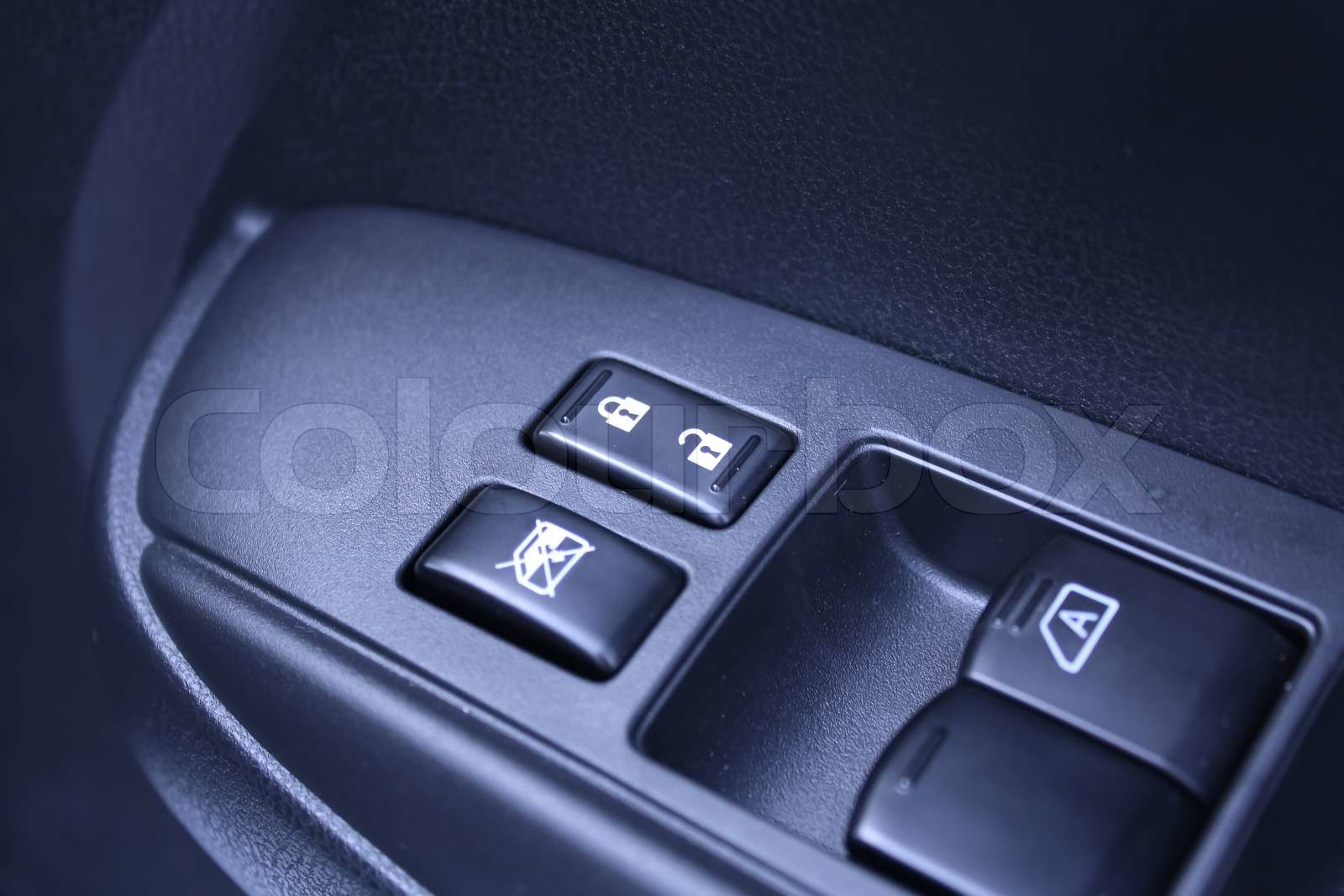 car door panel control | Stock image | Colourbox