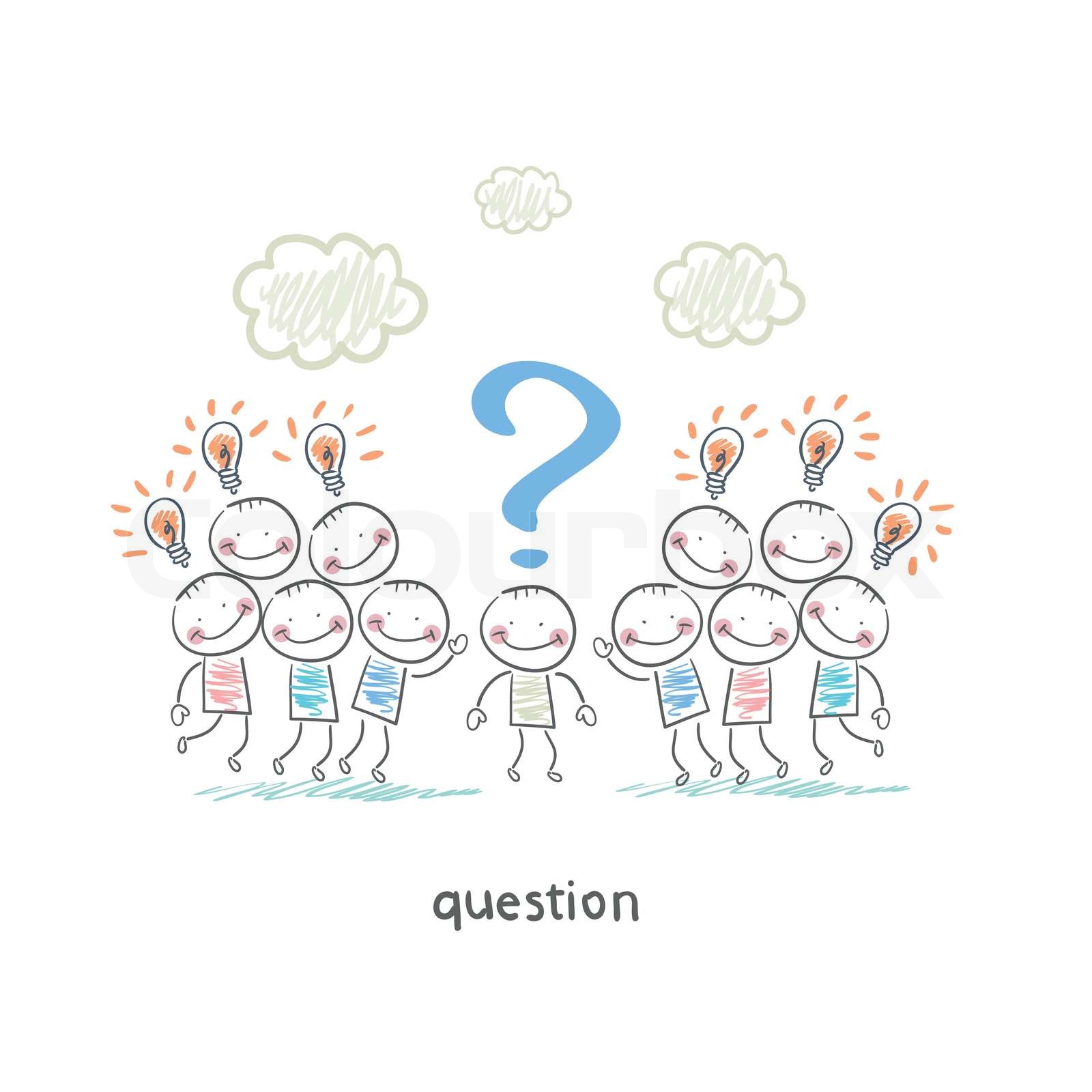 Fragen | Stock-Vektor | Colourbox