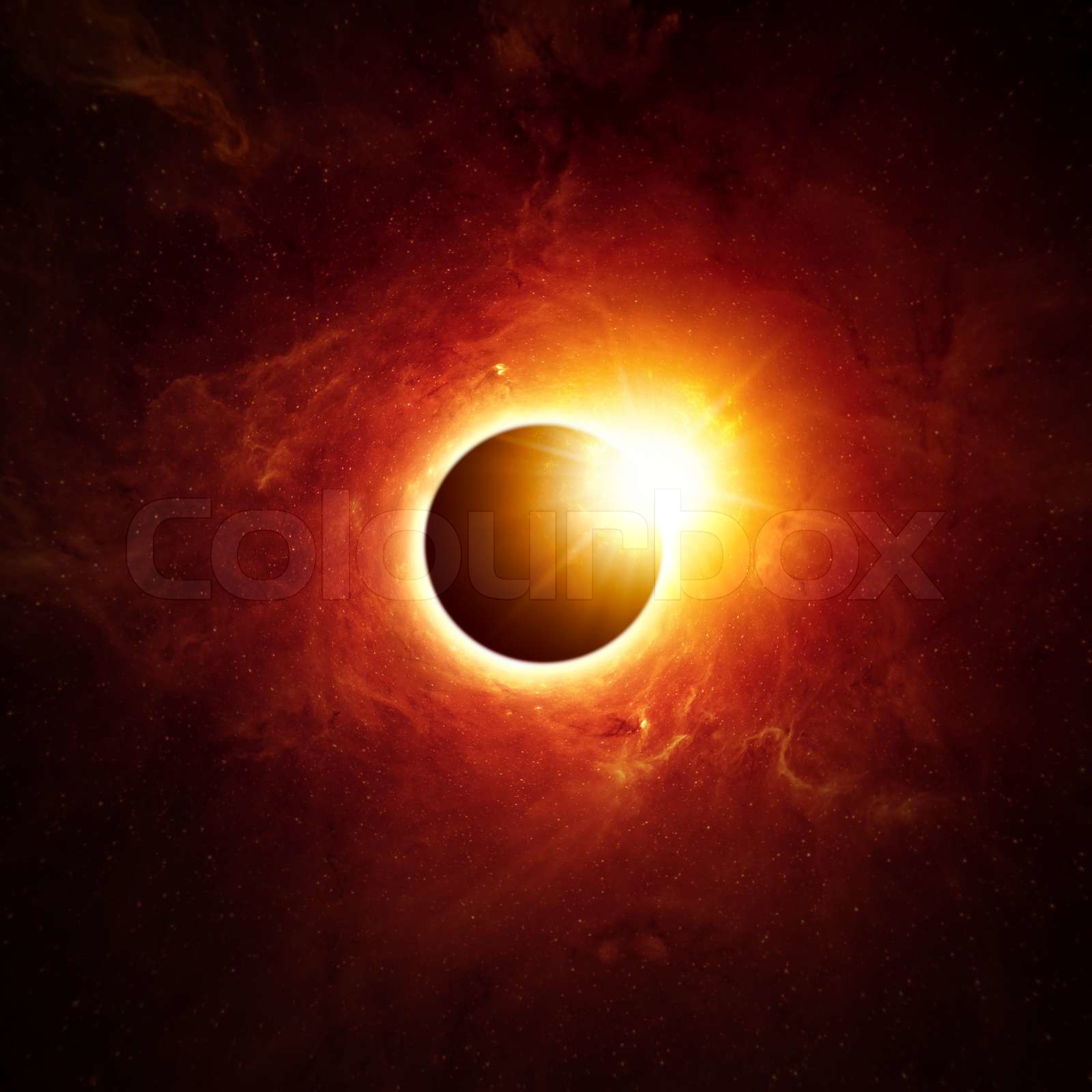 Full eclipse | Stock image | Colourbox
