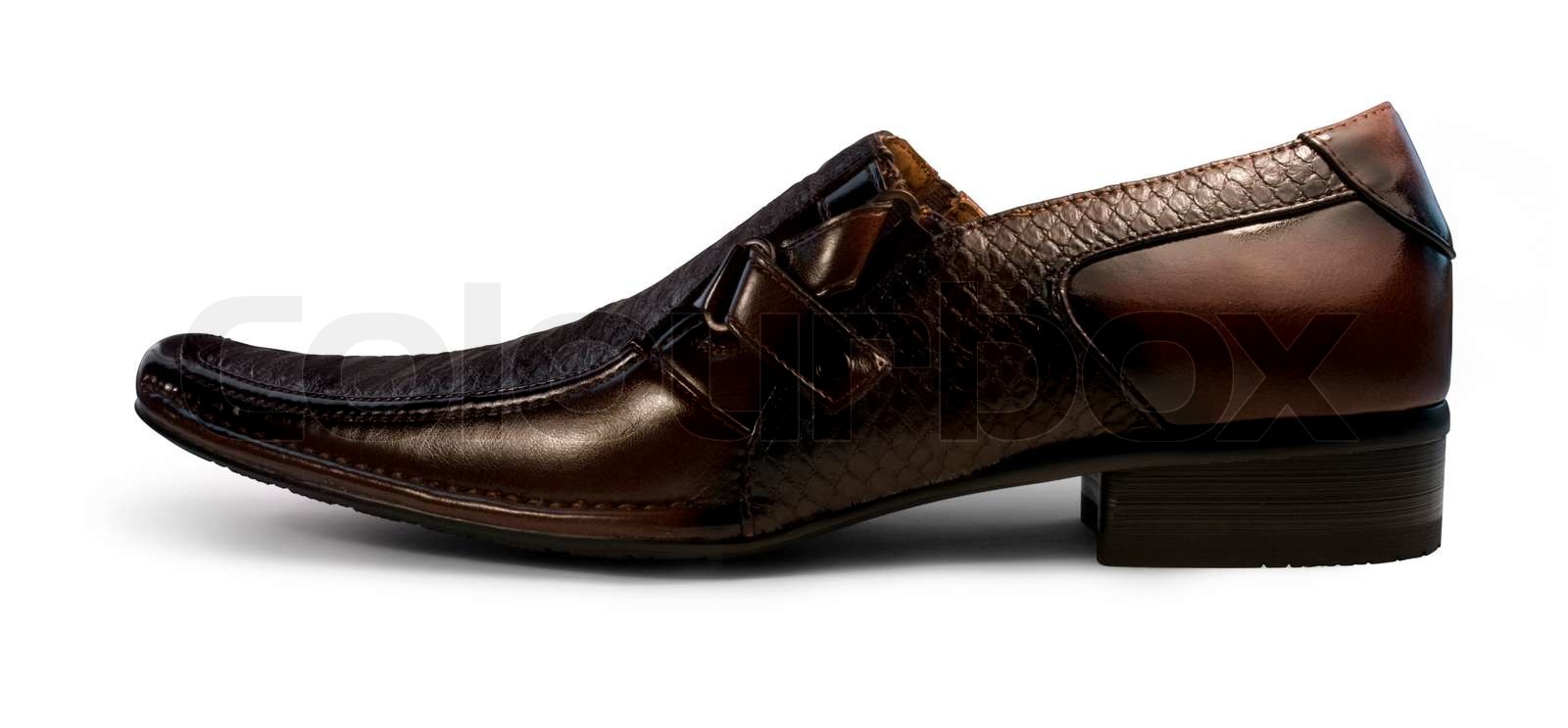 mens shoe sideways | Stock image | Colourbox
