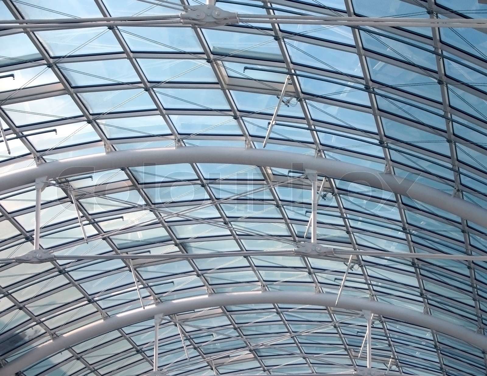 glass roof detail | Stock image | Colourbox