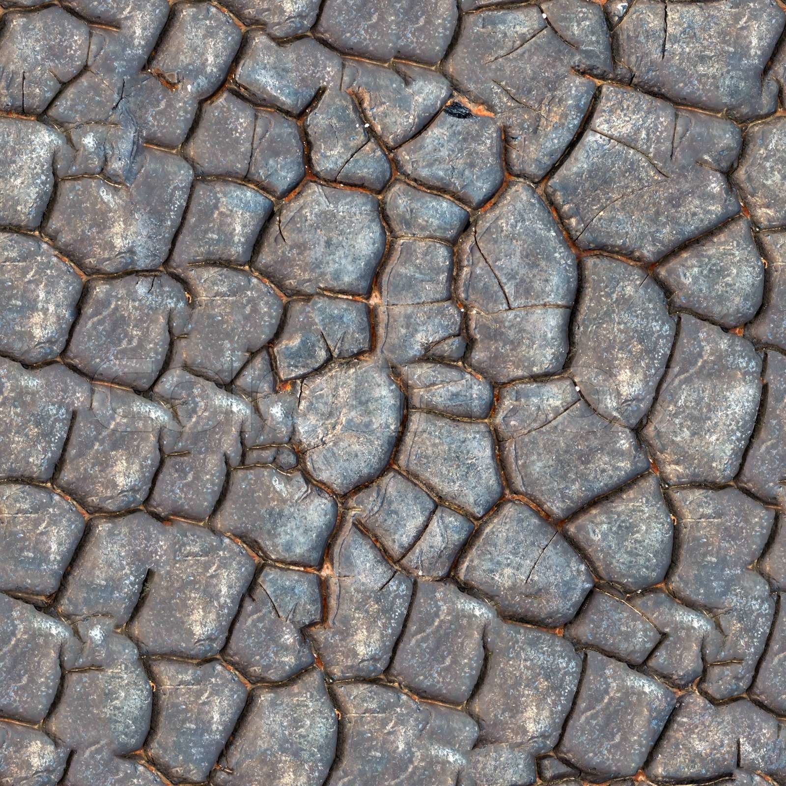 Cracked Pitch Seamless Texture | Stock image | Colourbox