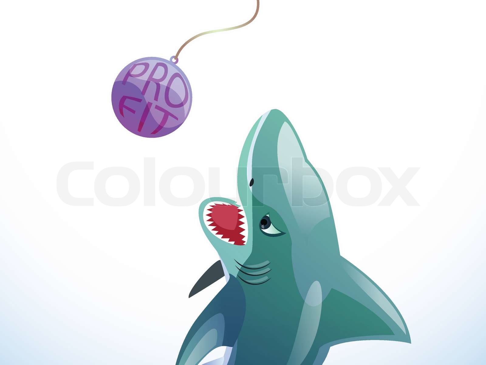 shark bite | Stock vector | Colourbox