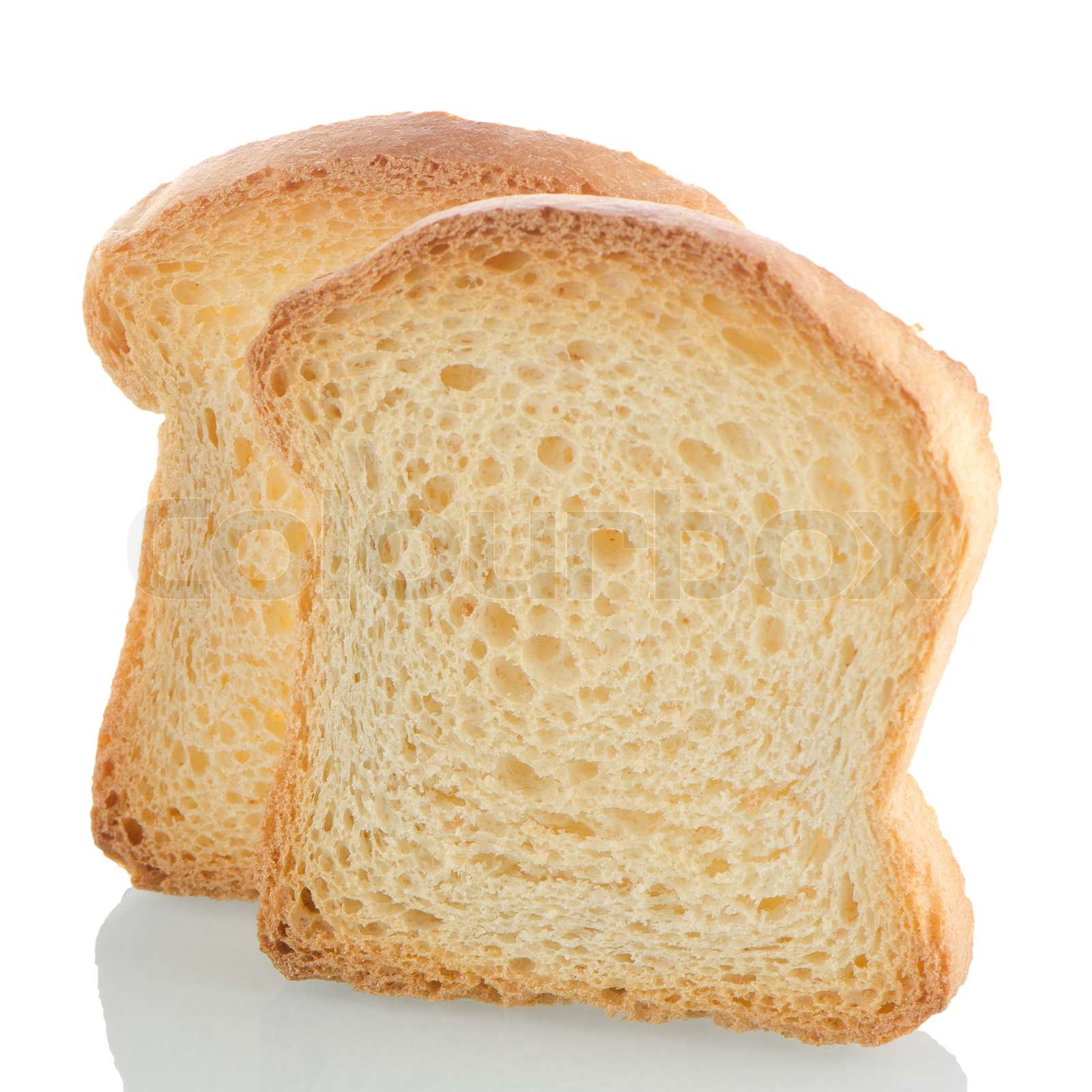 Golden brown toast | Stock image | Colourbox