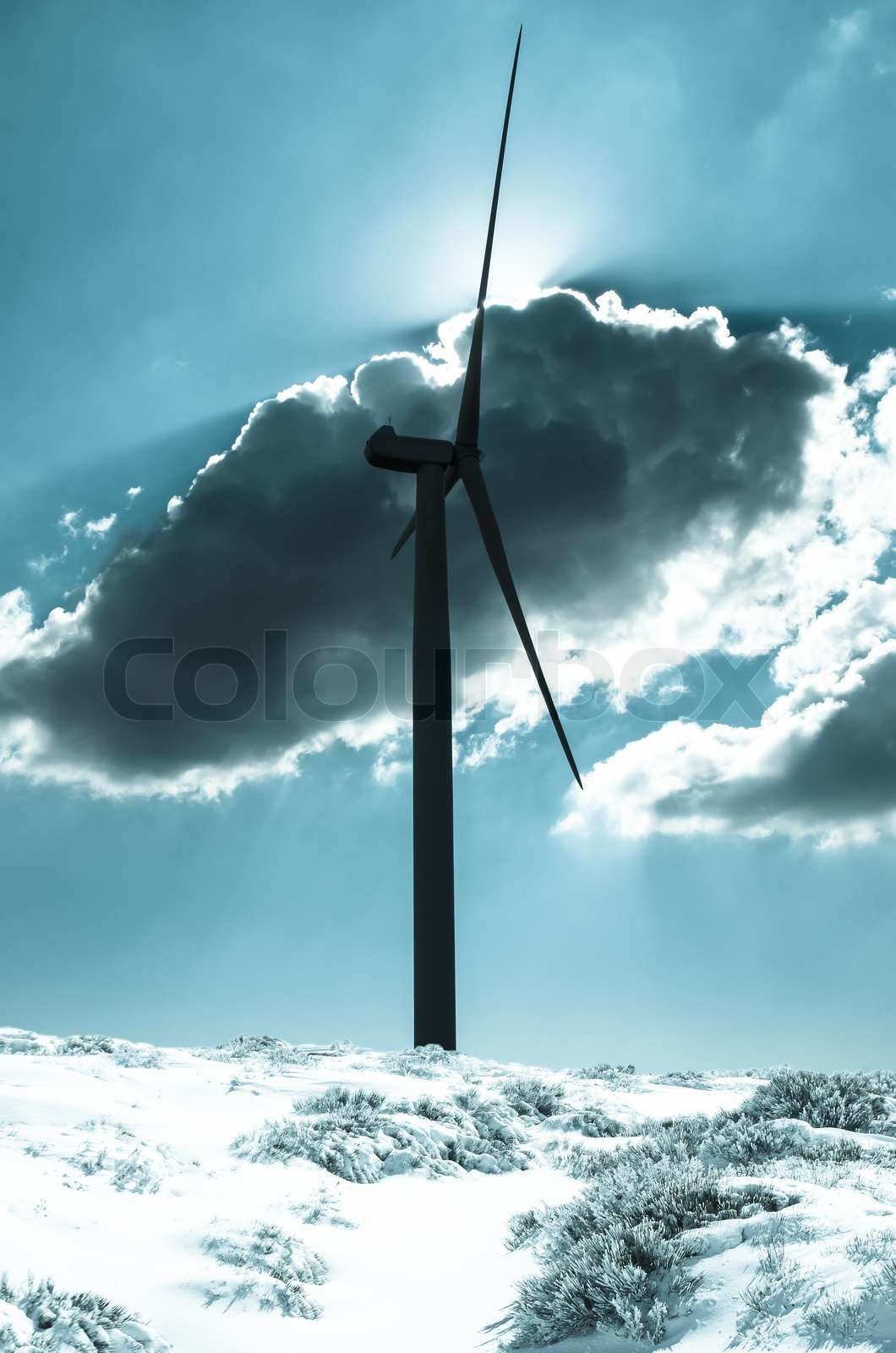 Wind turbine | Stock image | Colourbox