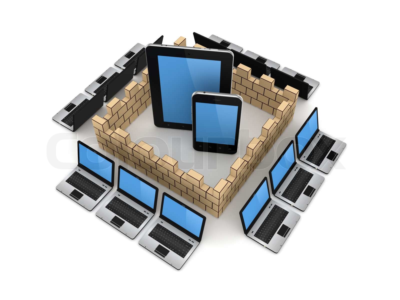 Firewall concept | Stock image | Colourbox