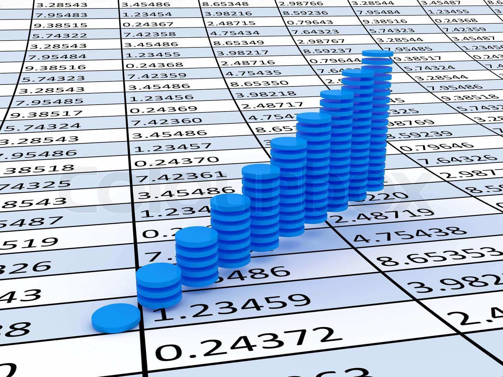 business statistics | Stock Bild | Colourbox