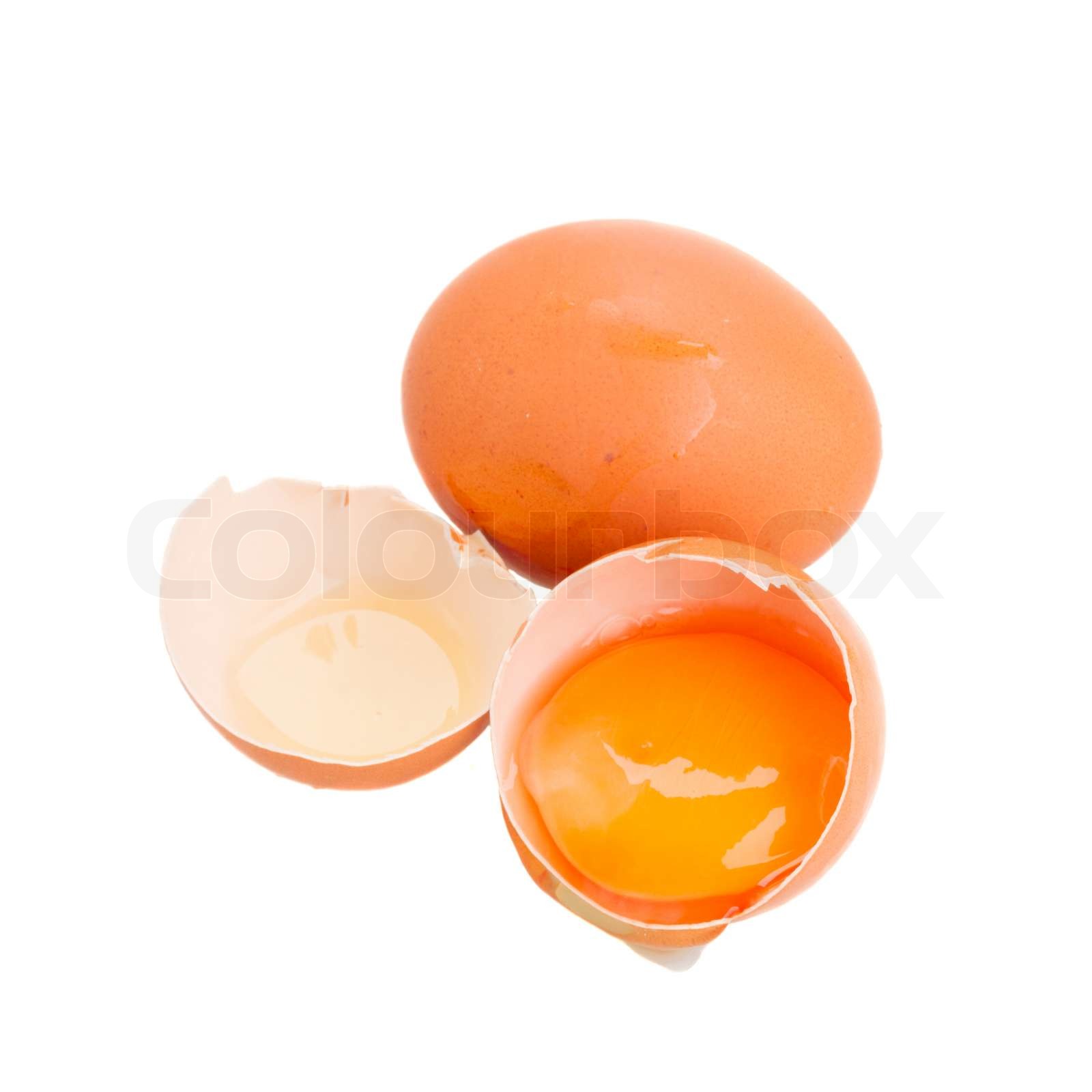 Eier auf weißem | Stock Bild | Colourbox