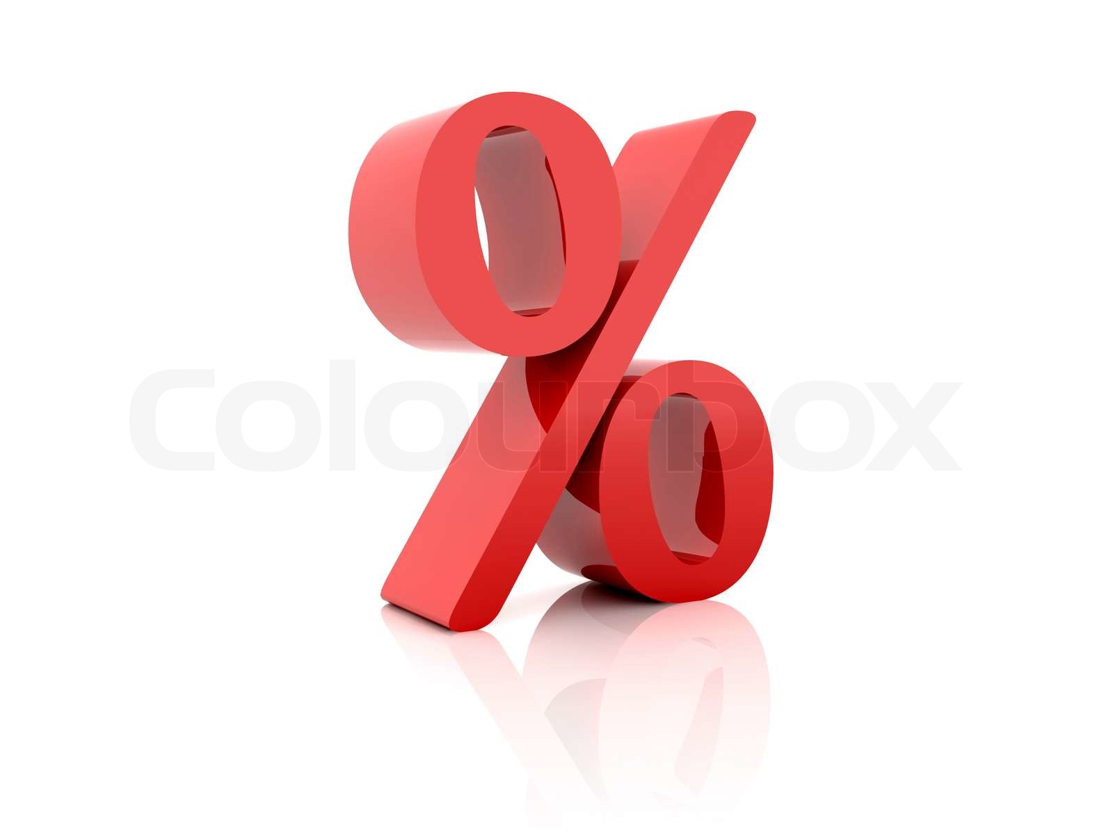 Prozent Stock Bild Colourbox