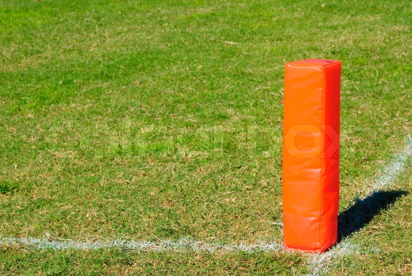 orange football pylon | Stock image | Colourbox