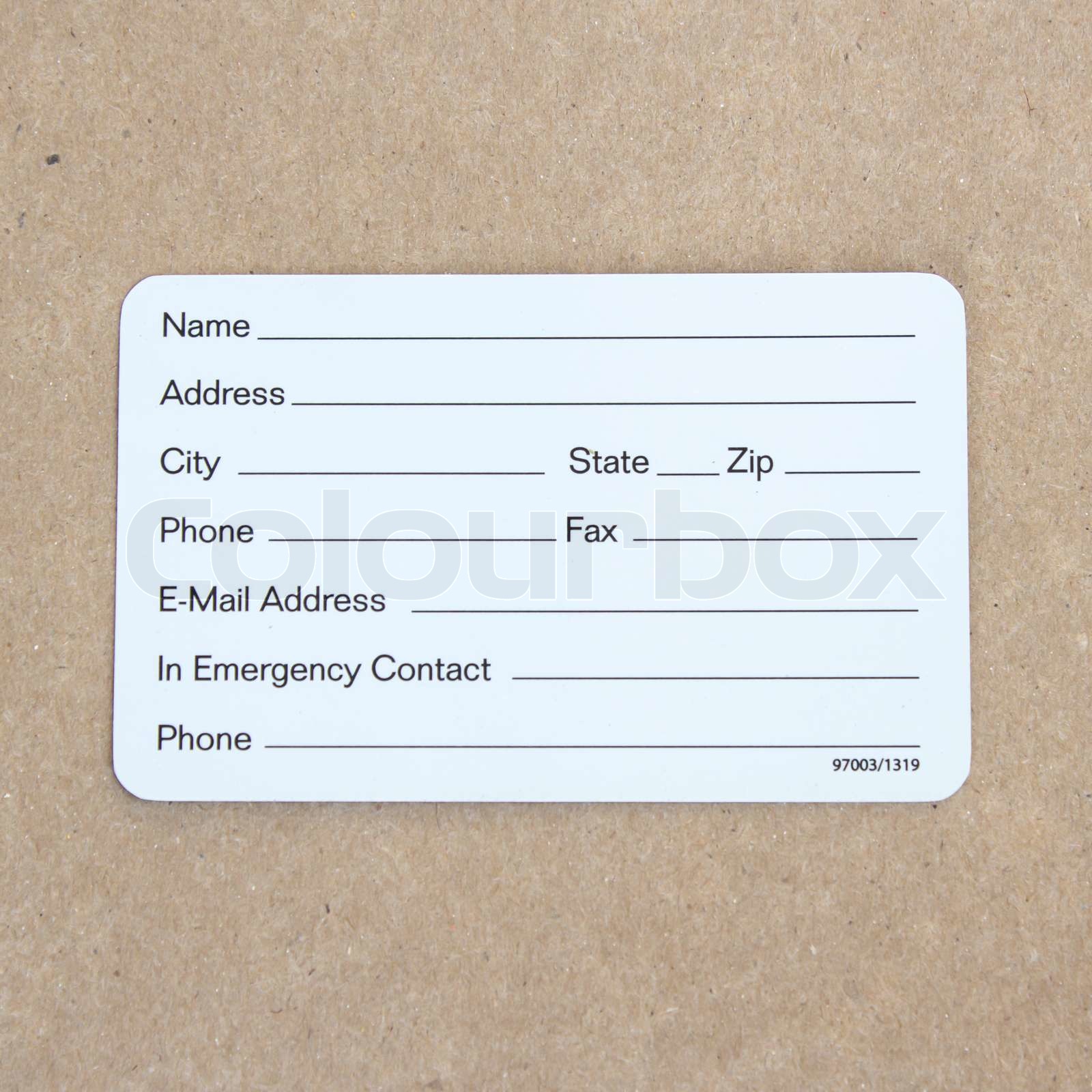 CardPaper texture - brown paper sheet | Stock image | Colourbox