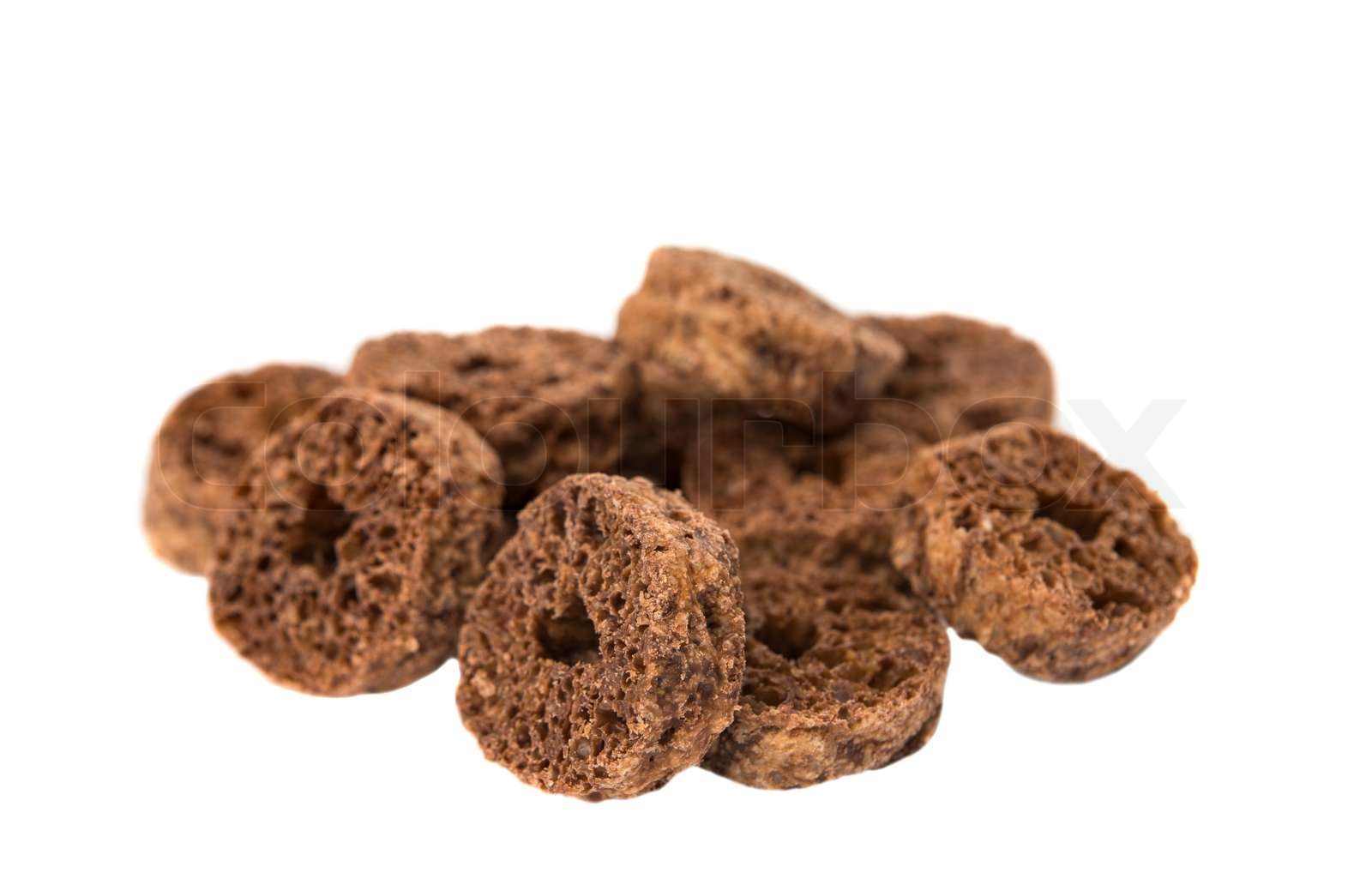 chocolate ring isolated | Stock image | Colourbox