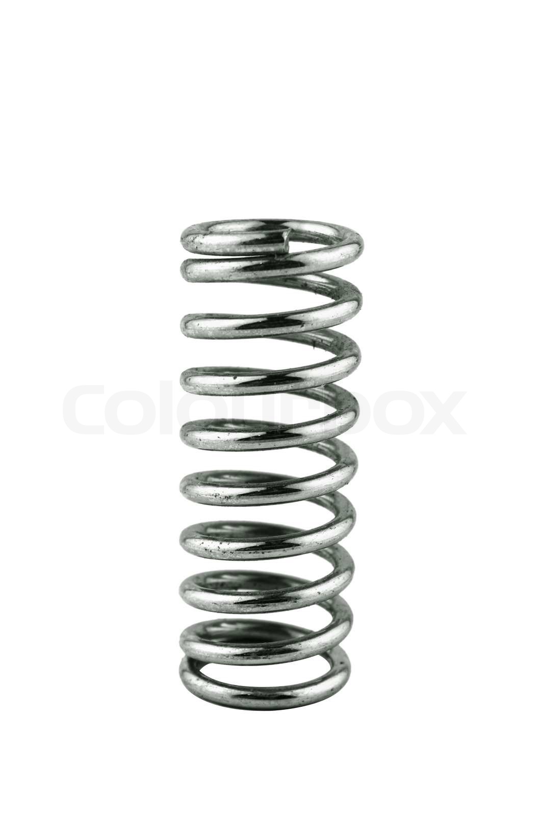 metal spring | Stock image | Colourbox