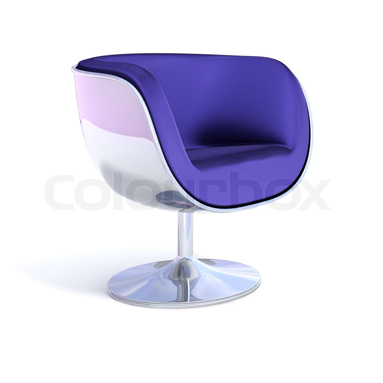 Blå moderne stol | Stock foto | Colourbox