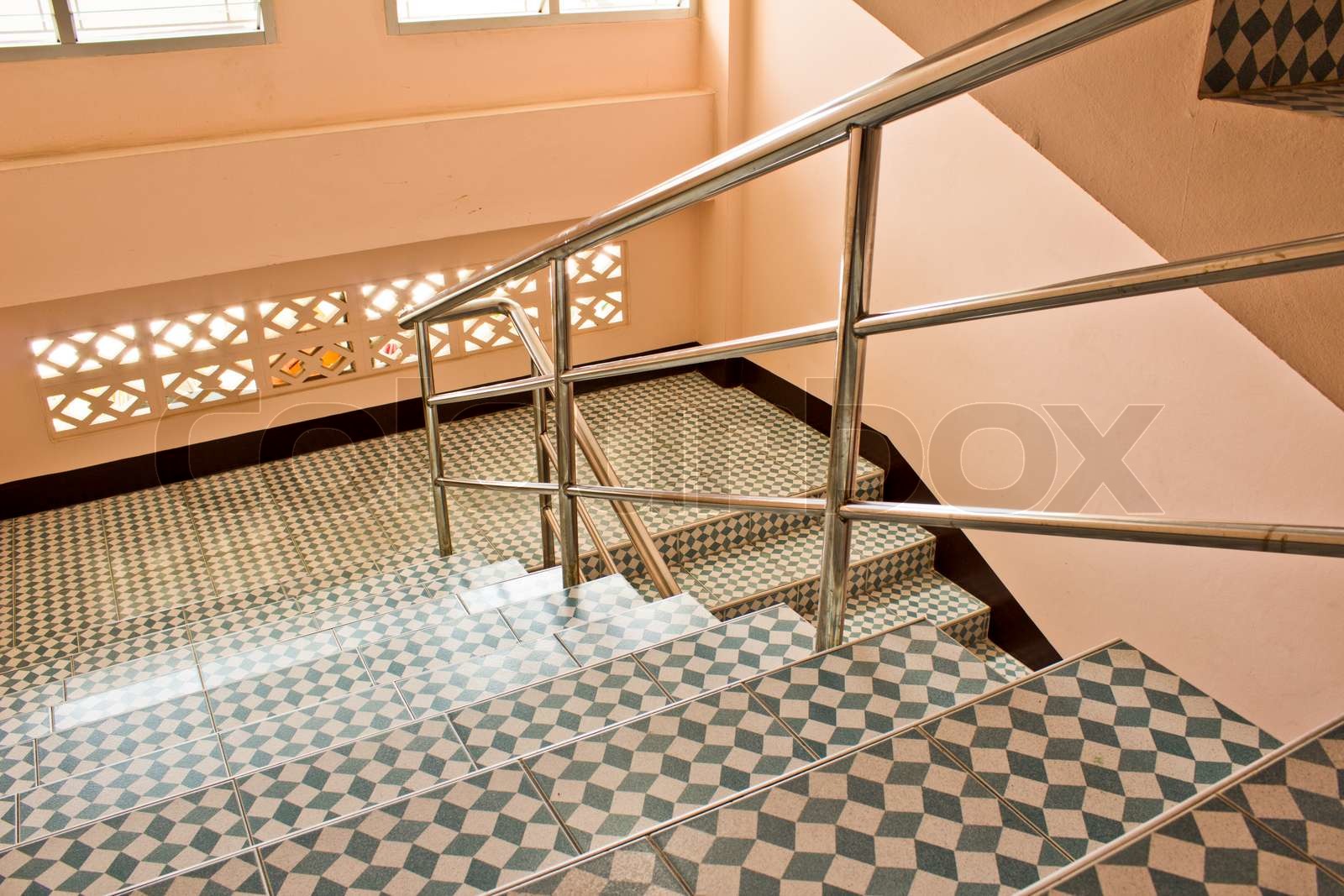 Dormitory stairs | Stock image | Colourbox