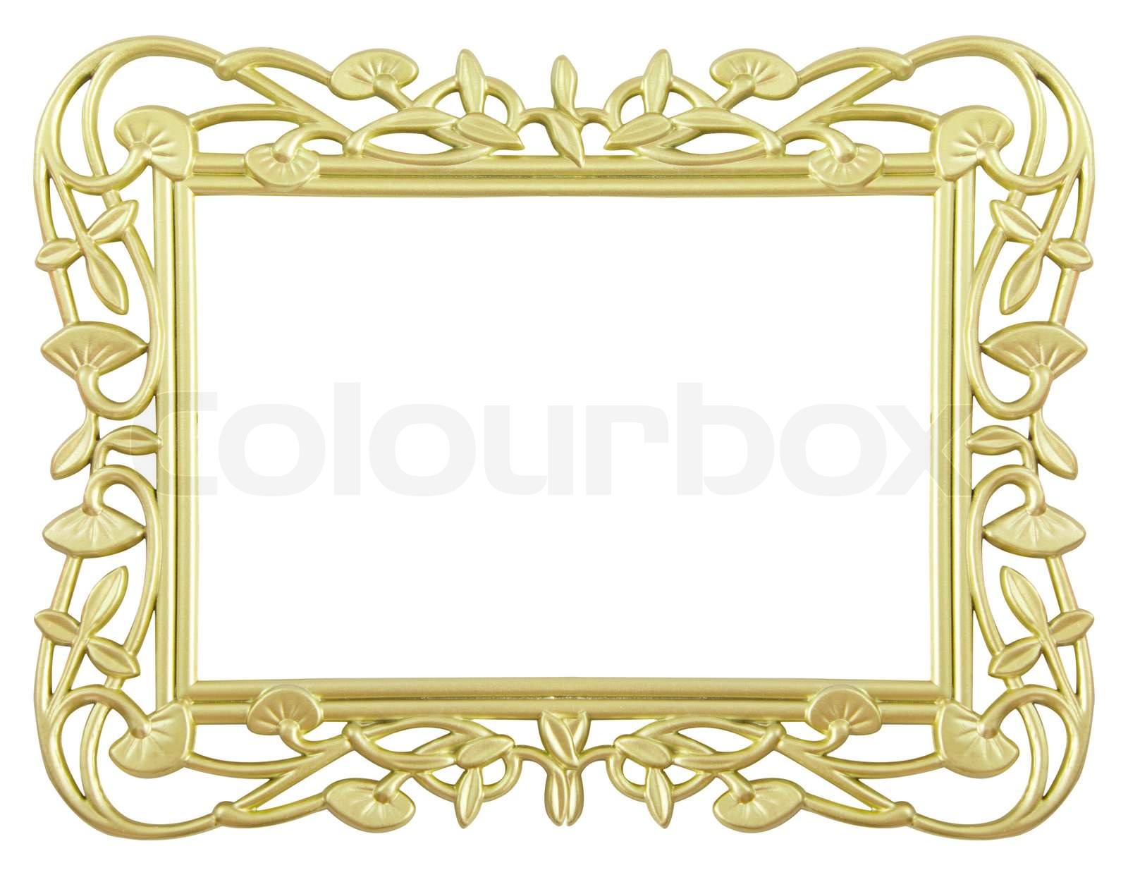 blomst guldramme | Stock foto | Colourbox