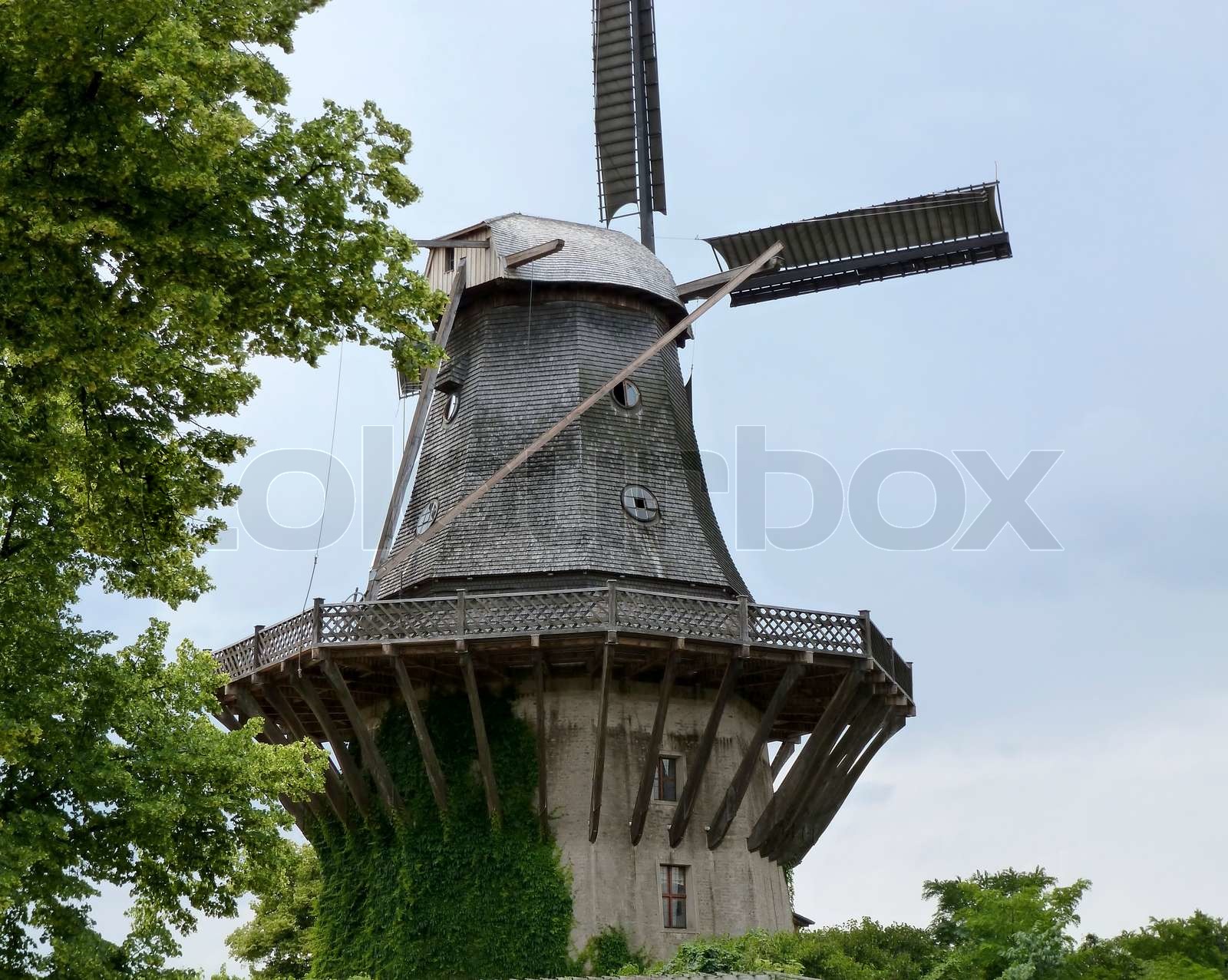 historic windmill | Stock image | Colourbox
