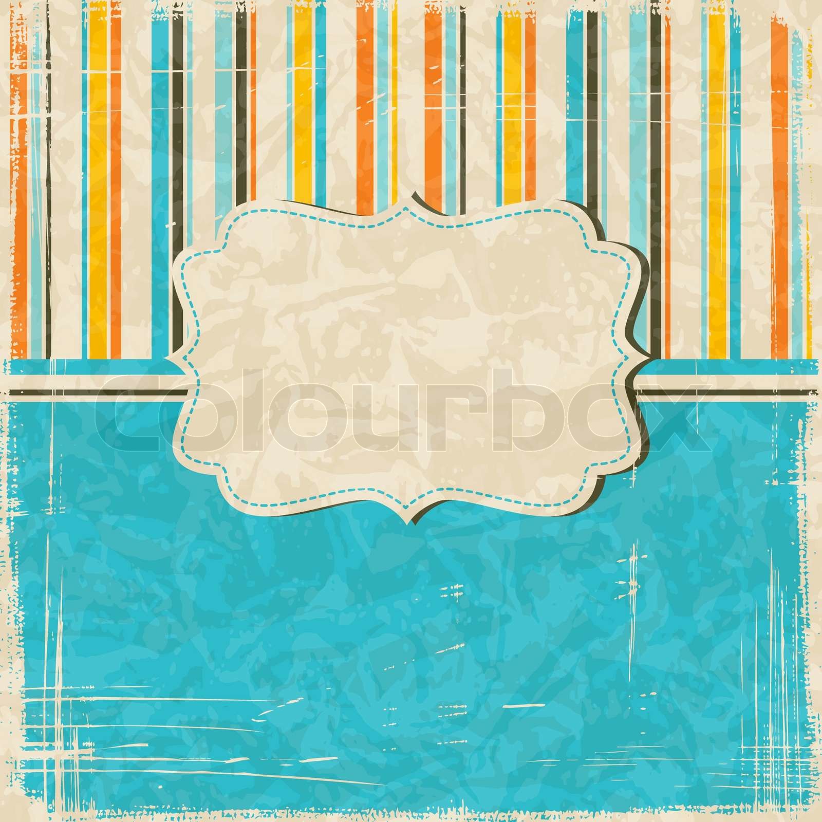 Vintage scratch Hintergrund mit Platz für Text EPS 10 | Stock-Vektor ...